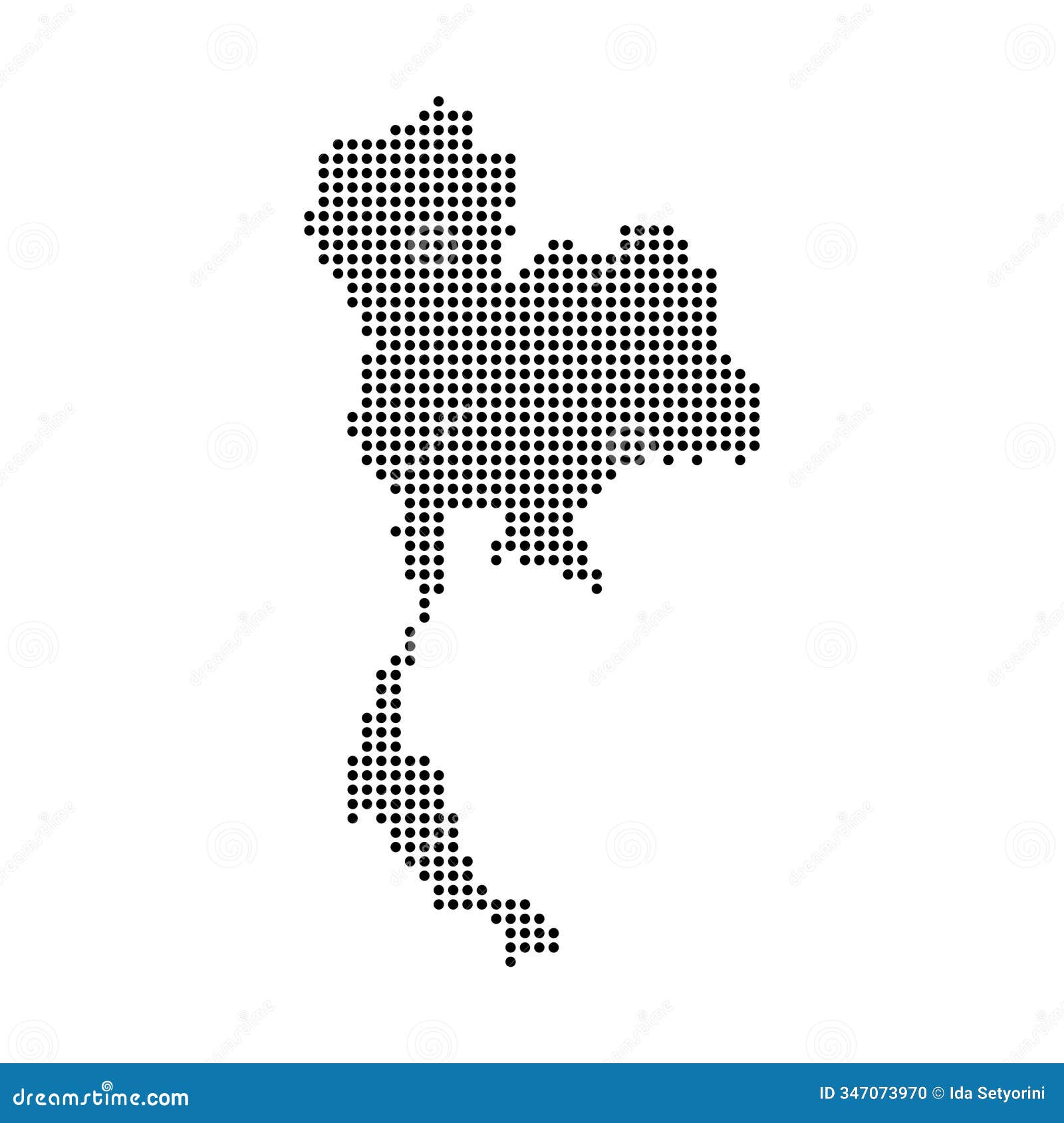 Thailand map icon stock illustration. Illustration of isolated - 347073970