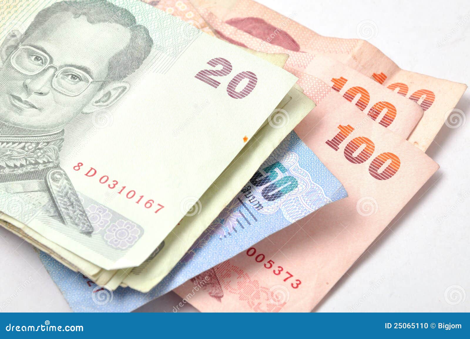 Thailand money stock photo. Image of collection, thai - 25065110