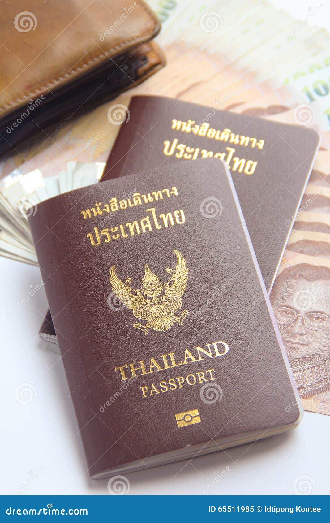 Thai Passports On White Background Stock Photo | CartoonDealer.com #23871018
