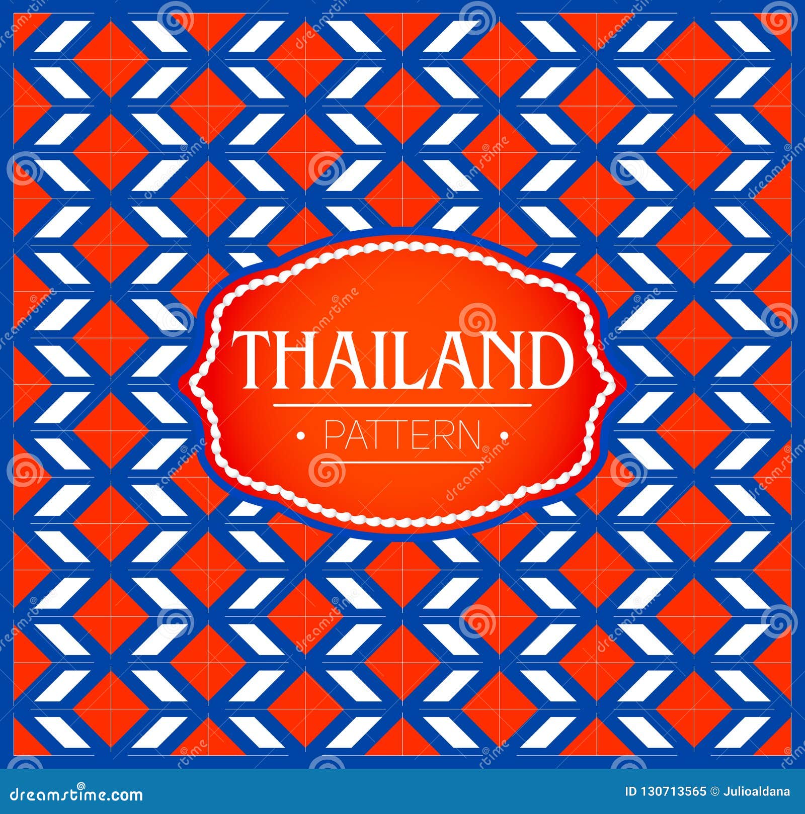 Thailand Pattern, Background Texture and Emblem with the Colors of the ...