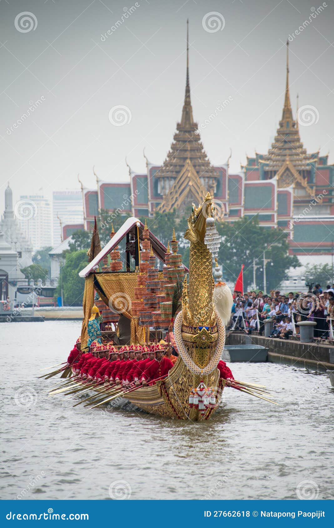 Thailand Royal Barge Procession Editorial Stock Photo - Image of barge ...