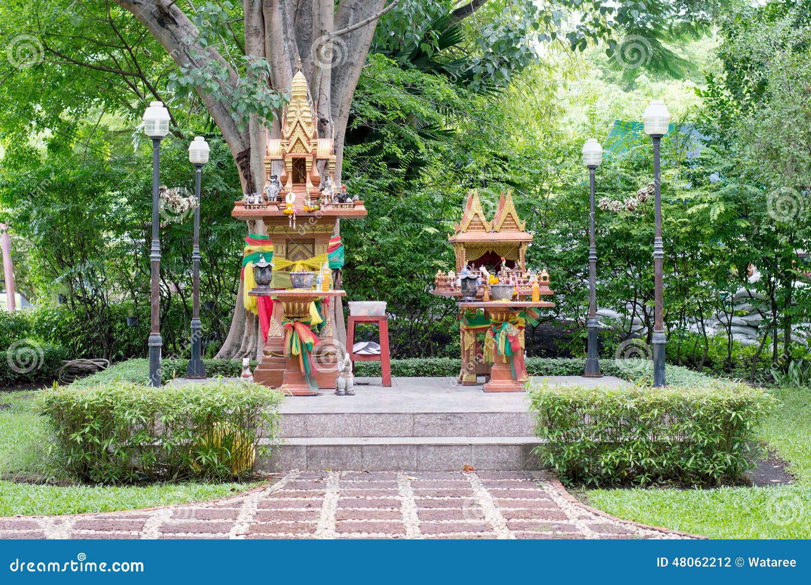 Thailand Shrine stock photo. Image of sculpture, orient - 48062212