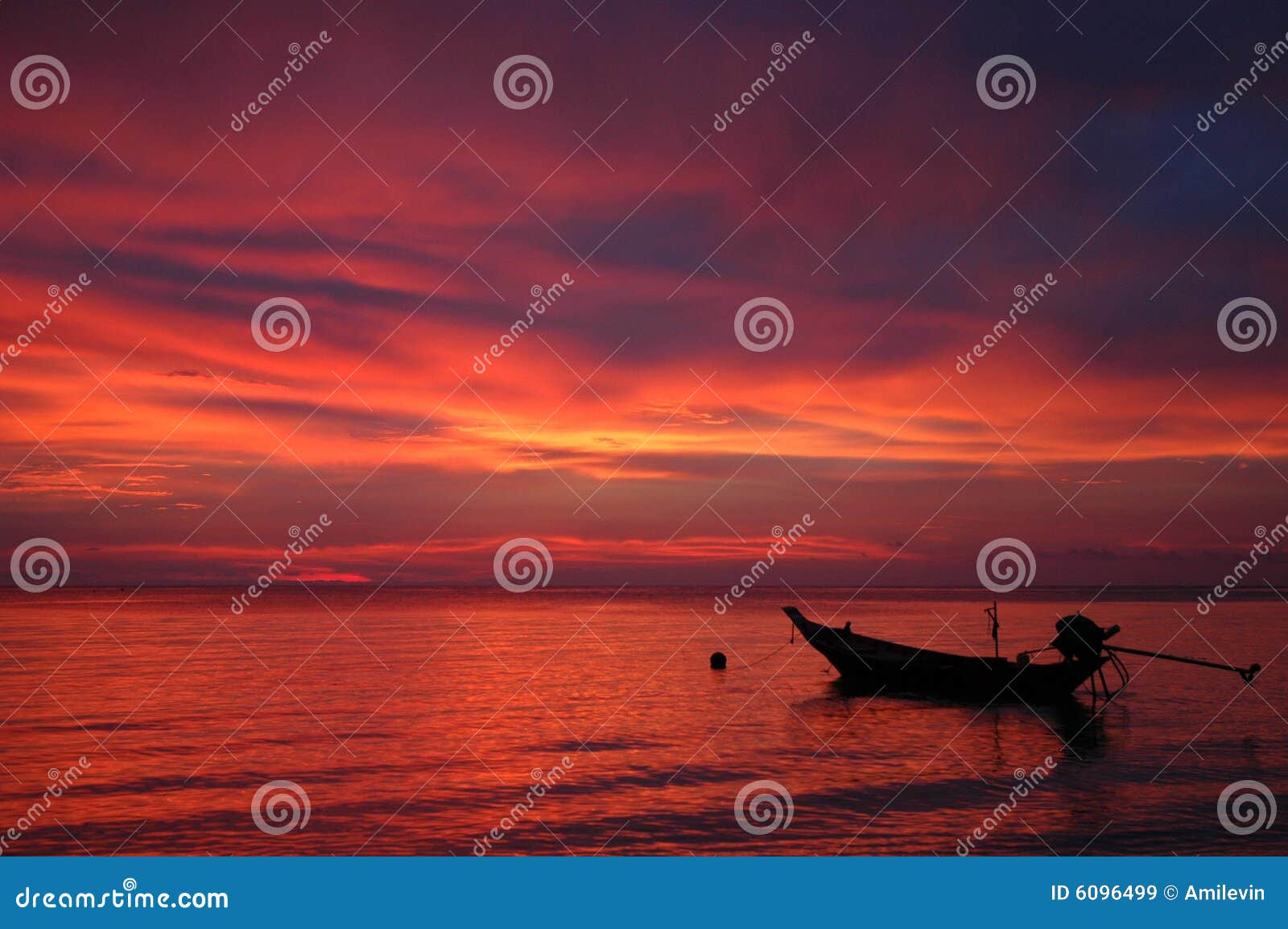 Thailand Sunset, Koh Tao stock image. Image of exotic - 6096499