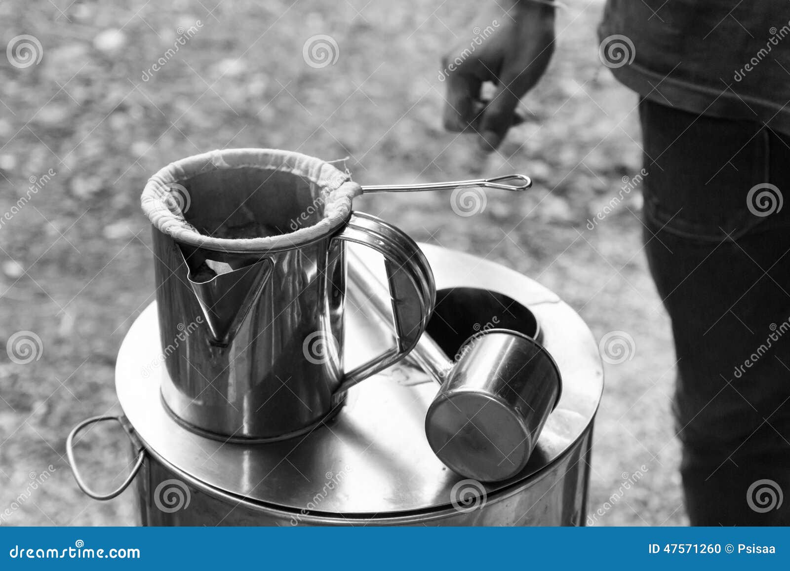 Thailand Traditional Coffee Boiling Method Stock Photo - Image of ...