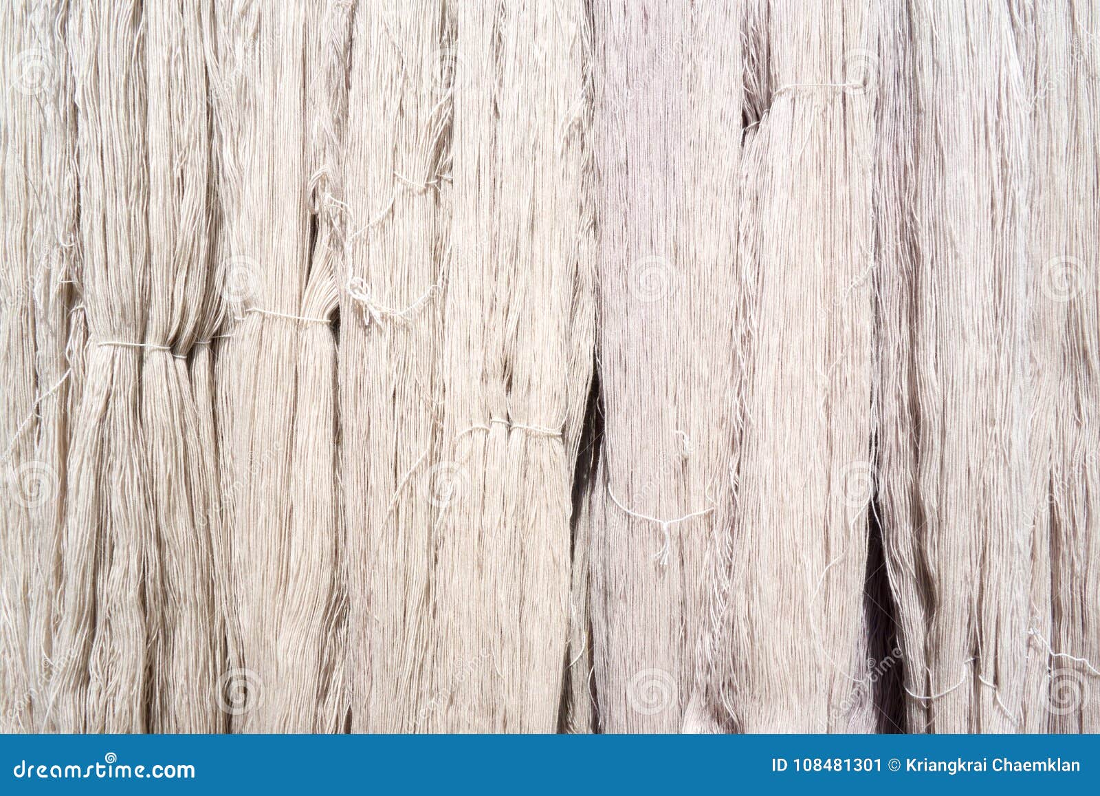 White Raw Silk Thread Background Stock Image - Image of bright ...