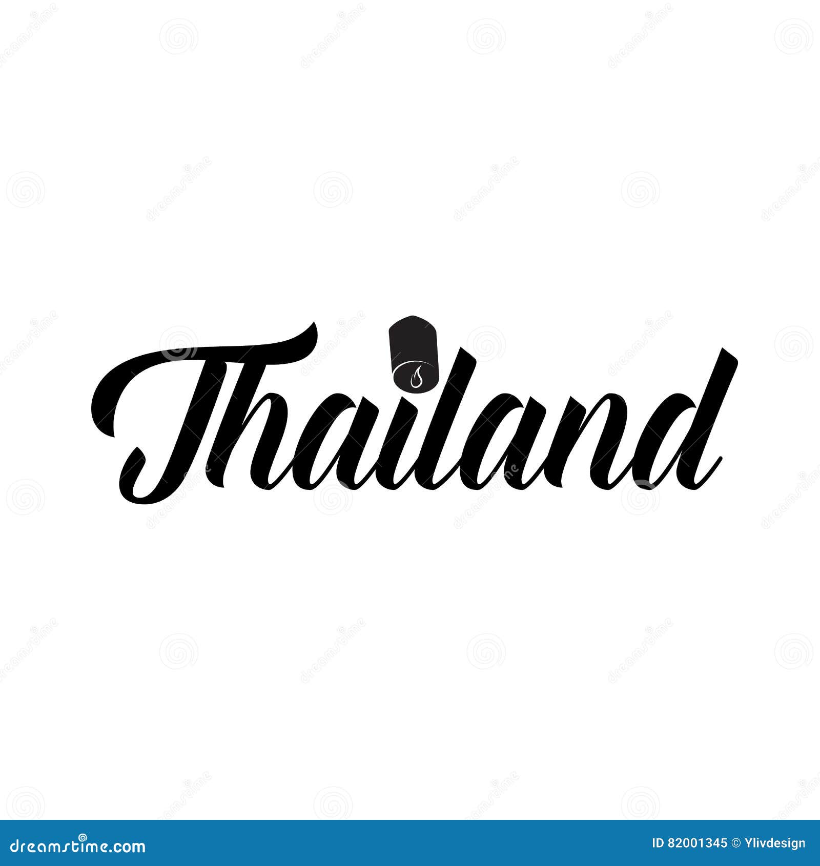 Thailand Word Icon, Simple Style Stock Vector - Illustration of culture ...