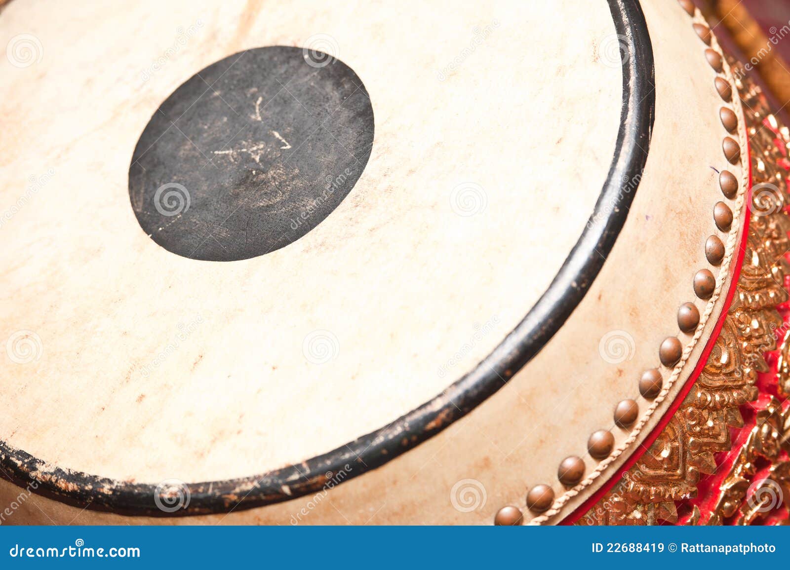 Thais muziekinstrument stock afbeelding. Image of trommel - 22688419
