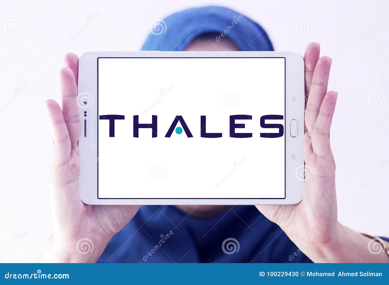 Thales logo redaktionell foto. Bild av symboler, producenter - 100229430