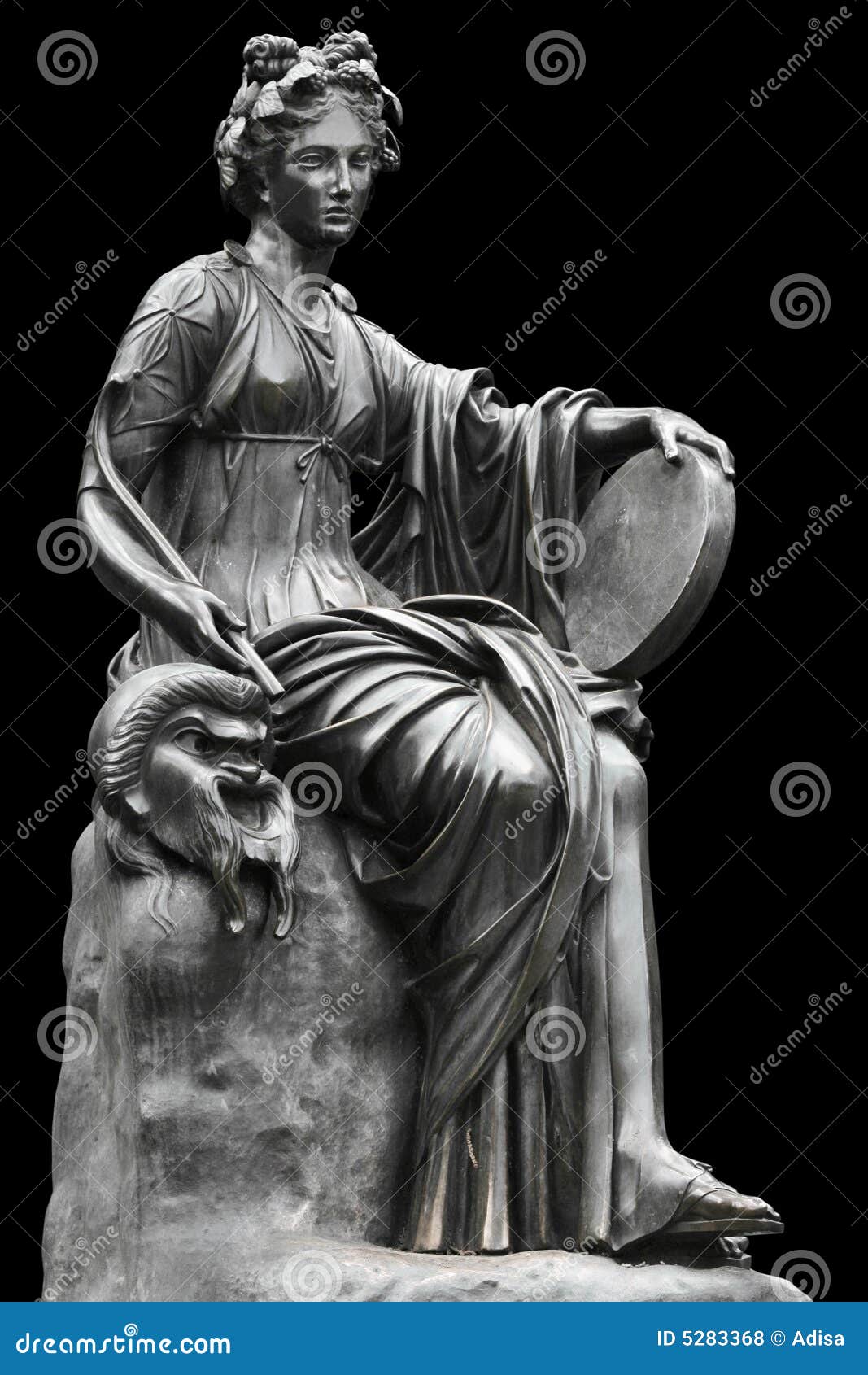 Thalia de la musa foto de archivo. Imagen de antigüedad - 5283368