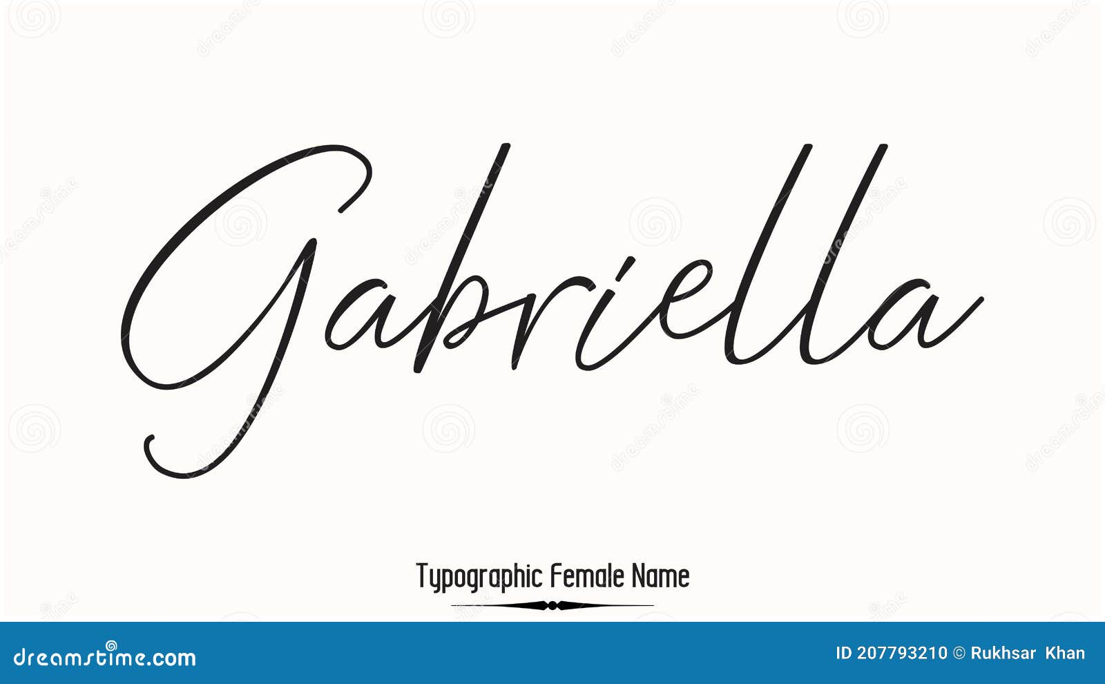 Gabriela In Cursive