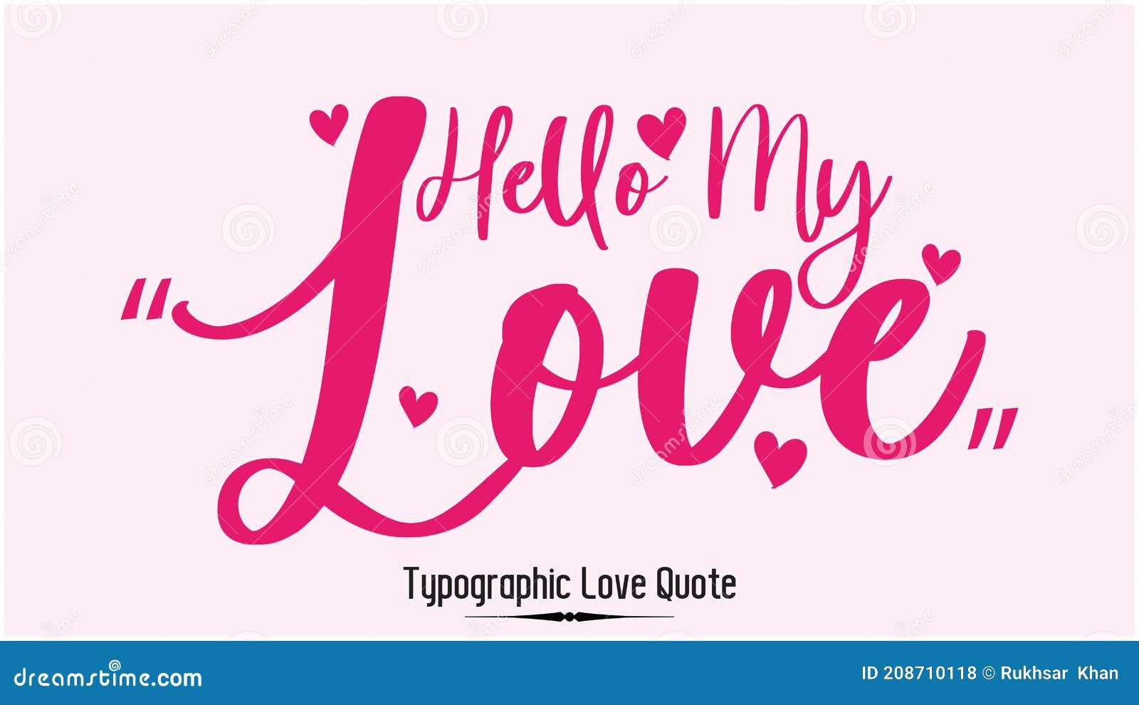 Modern Handwritten Calligraphy Inspirational Quote about Love Valentine ...