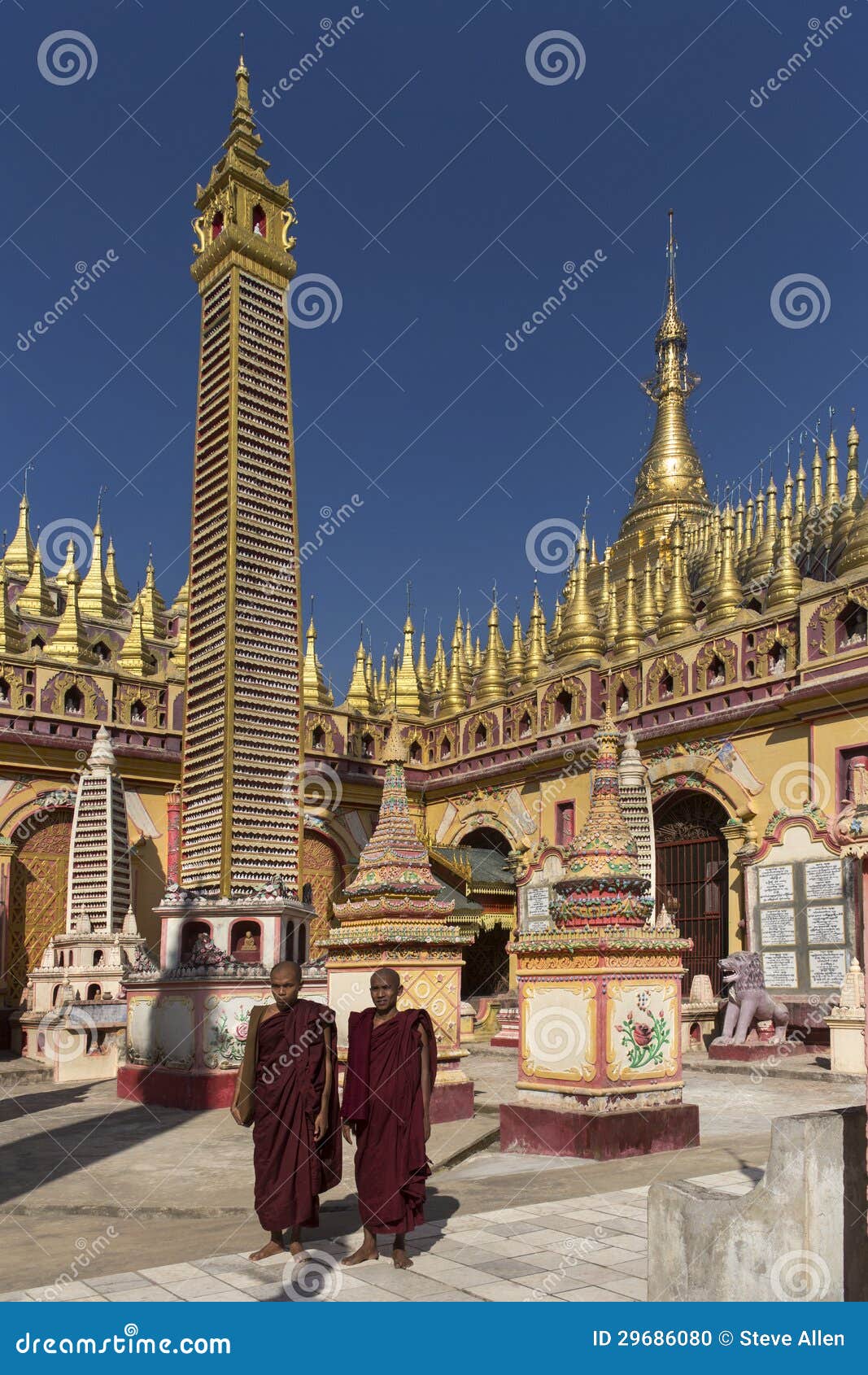 Thambuddhei Paya - Monywa - Myanmar (Burma) Editorial Image - Image of ...