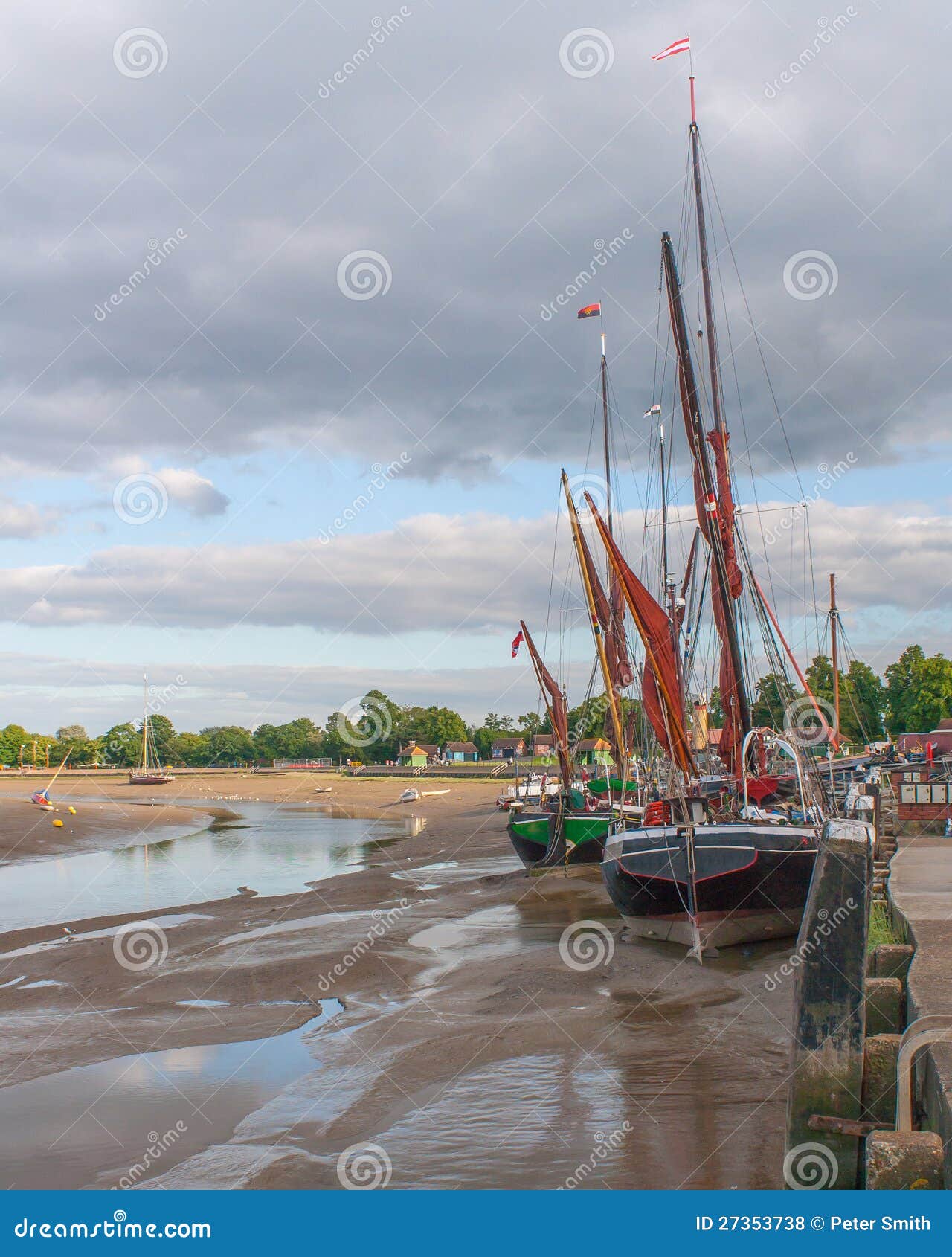 Thames Barge Stock Image | CartoonDealer.com #123250543