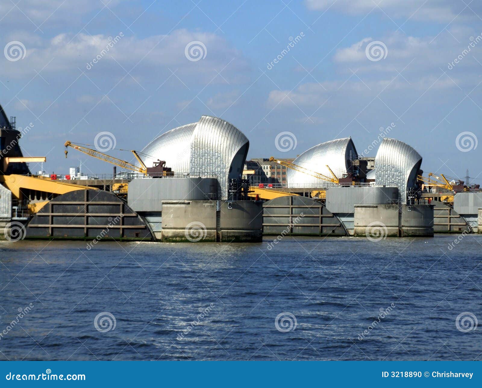 The Thames Barrier stock photo. Image of defensive, estuary - 3218890
