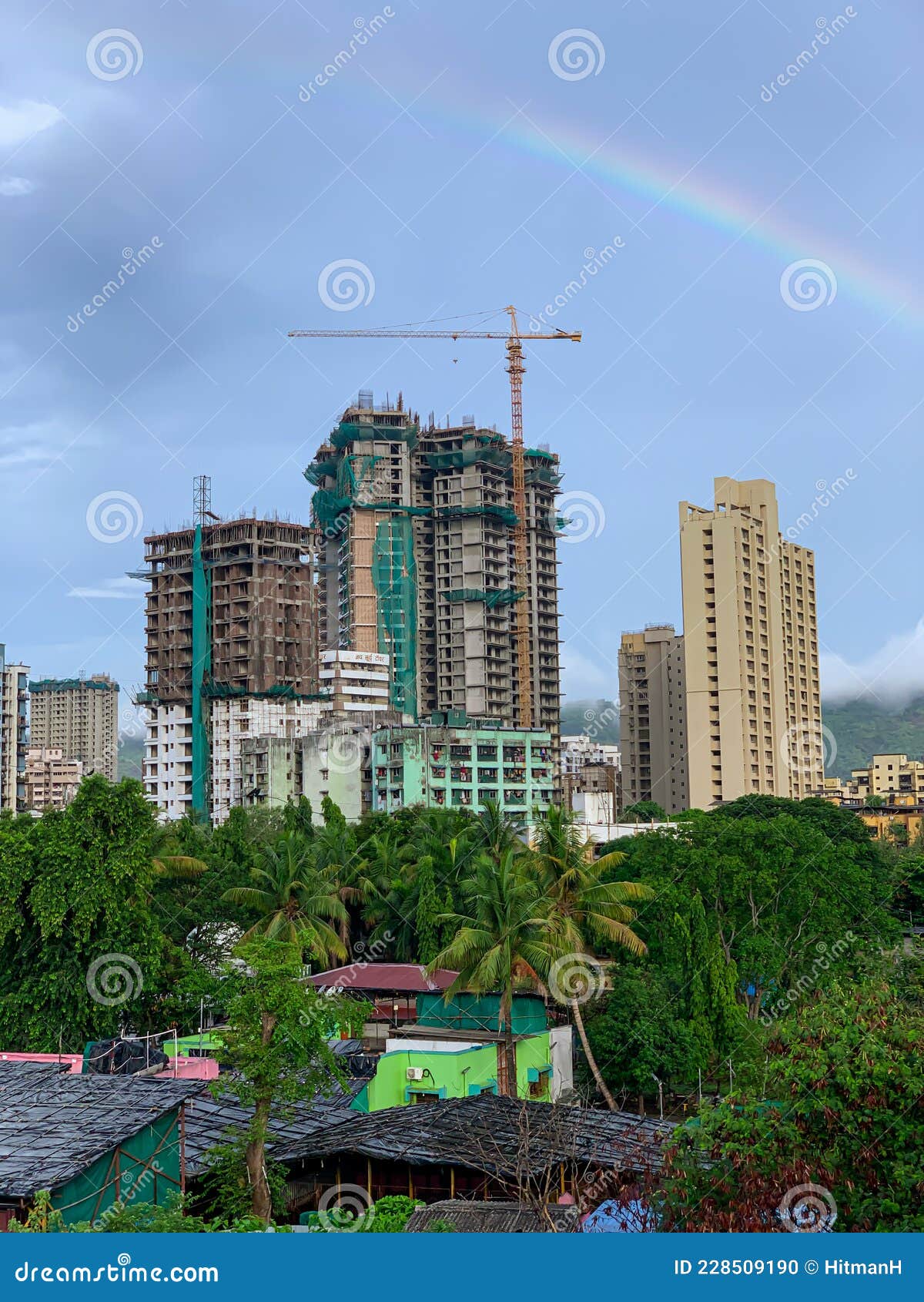 Thane city editorial image. Image of beautiful, mumbaiskyline - 228509190