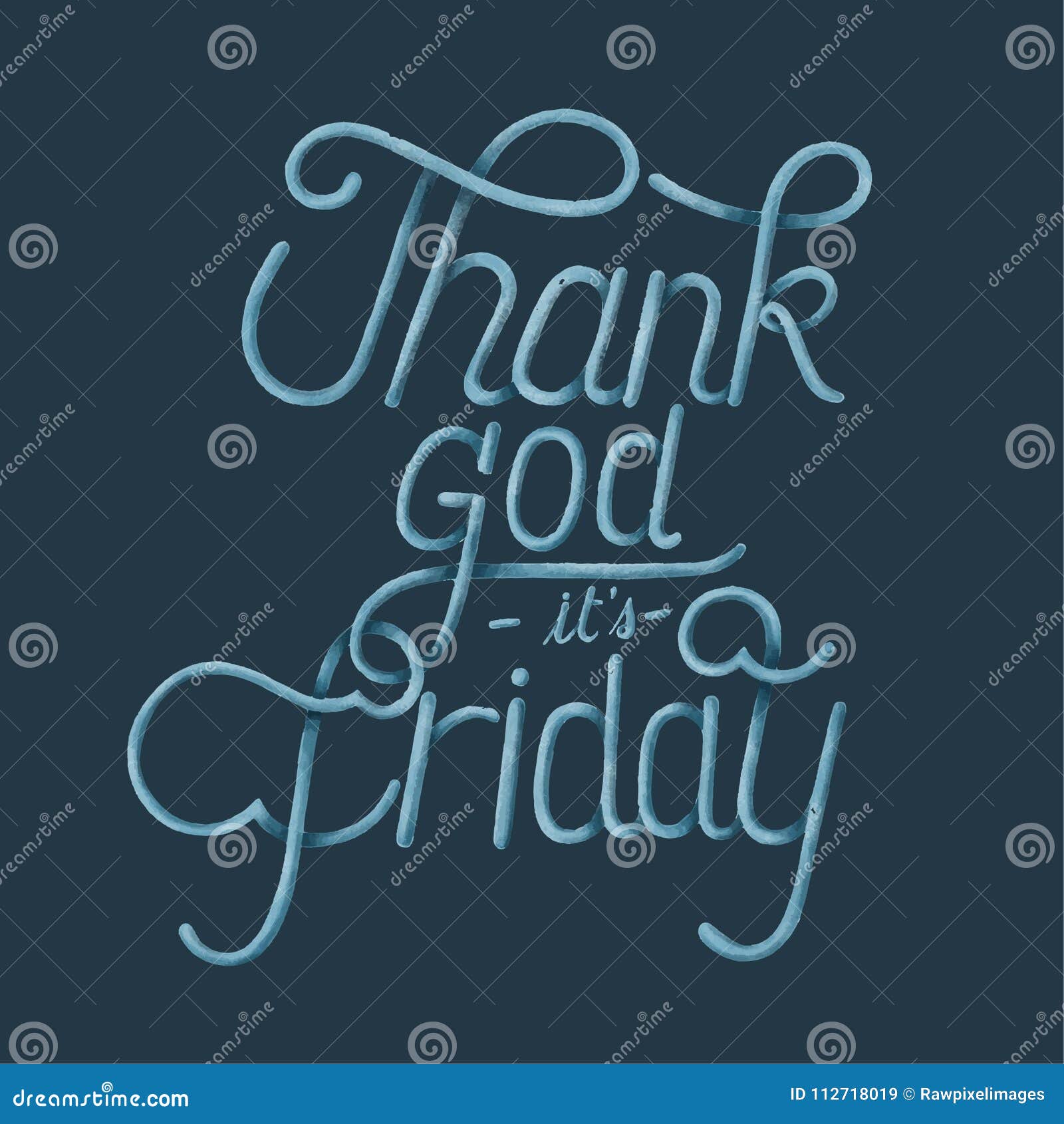 Thank God it`s Friday Illustration Stock Illustration - Illustration of ...