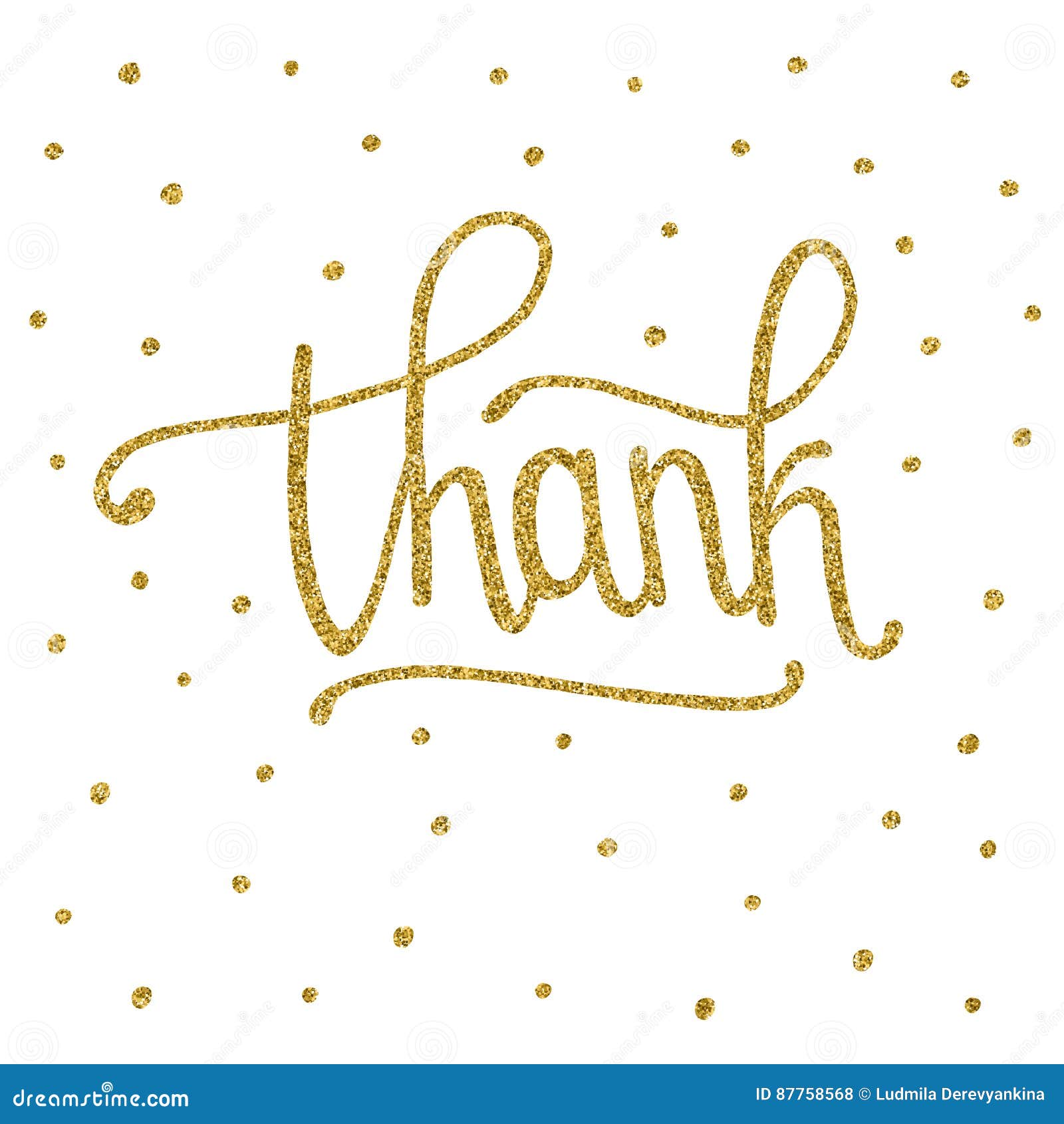 Thank You Handwritten Inscription. Hand Drawn Lettering. Thank You ...