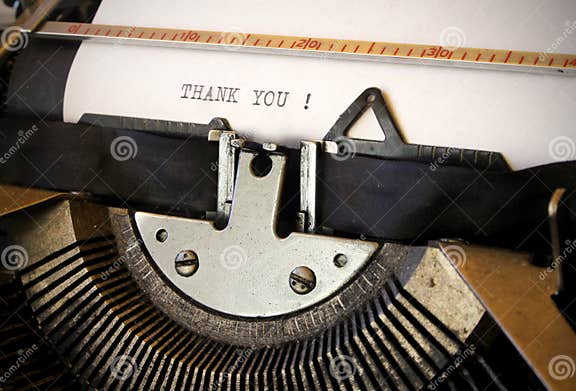 Thank you! stock image. Image of thank, typing, revival - 18738383