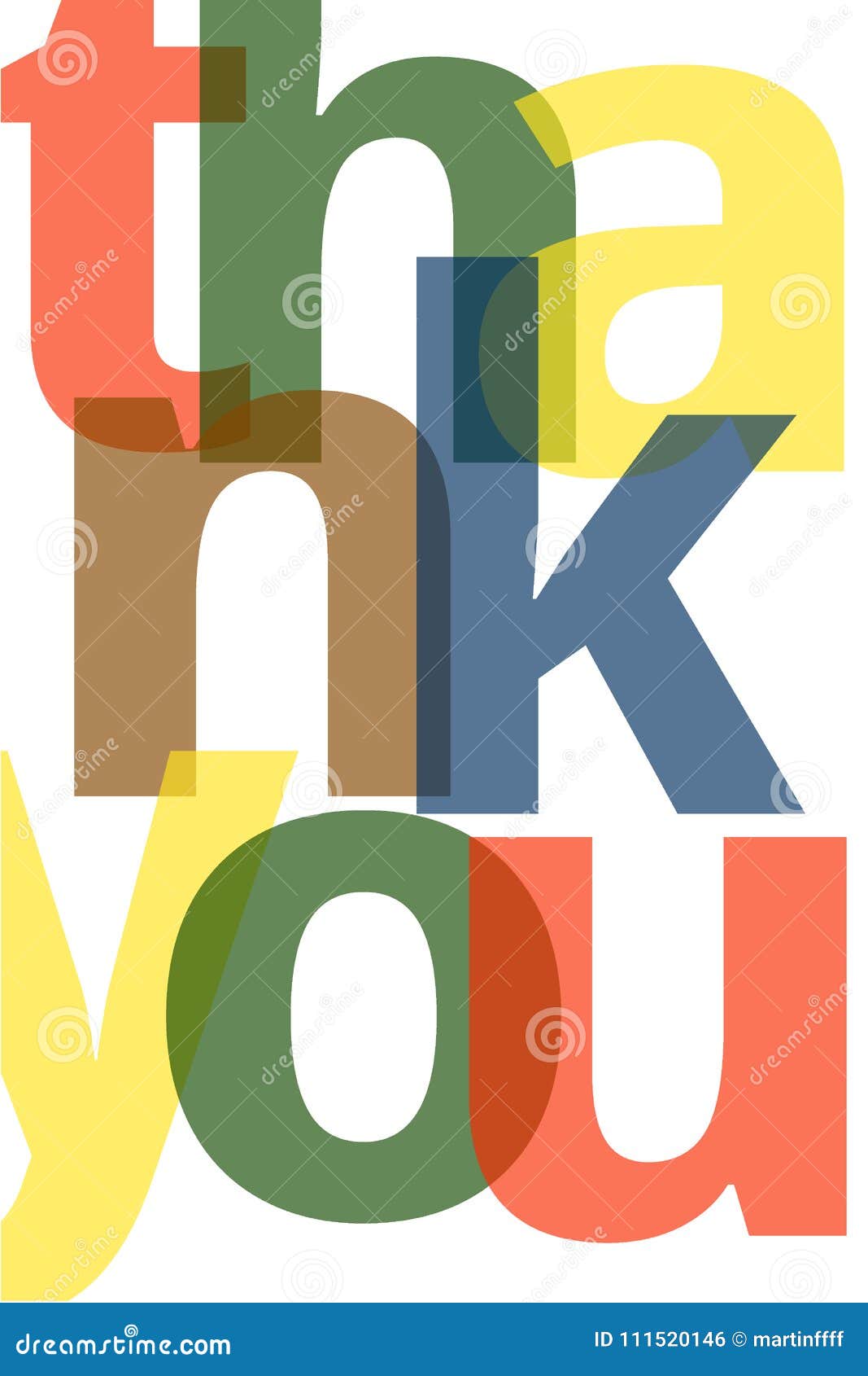 Thank You Card Vector Design Stock Vector - Illustration of decoration ...