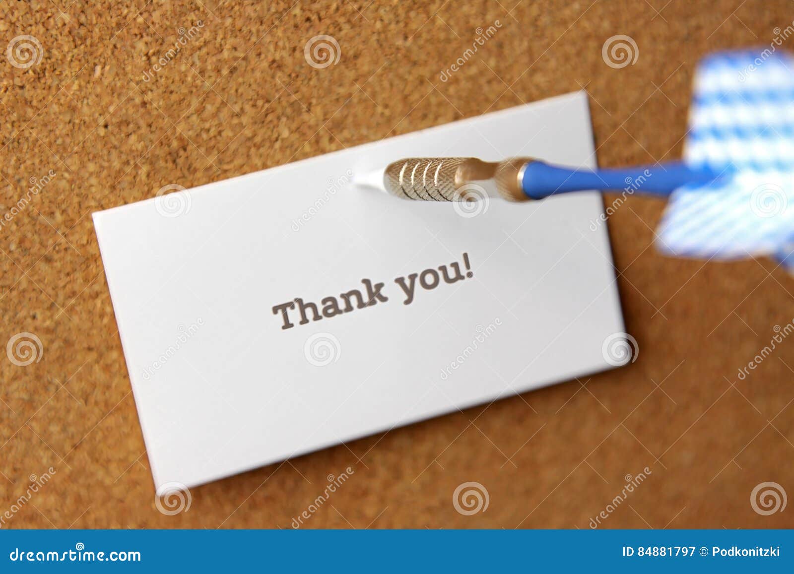 Thank you concept stock image. Image of board, cork, pinned - 84881797