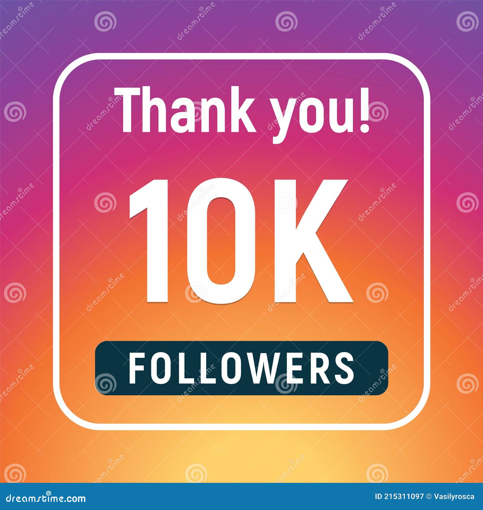 Thank You 10000 Followers Congratulation Subscribe 10k Like Follow