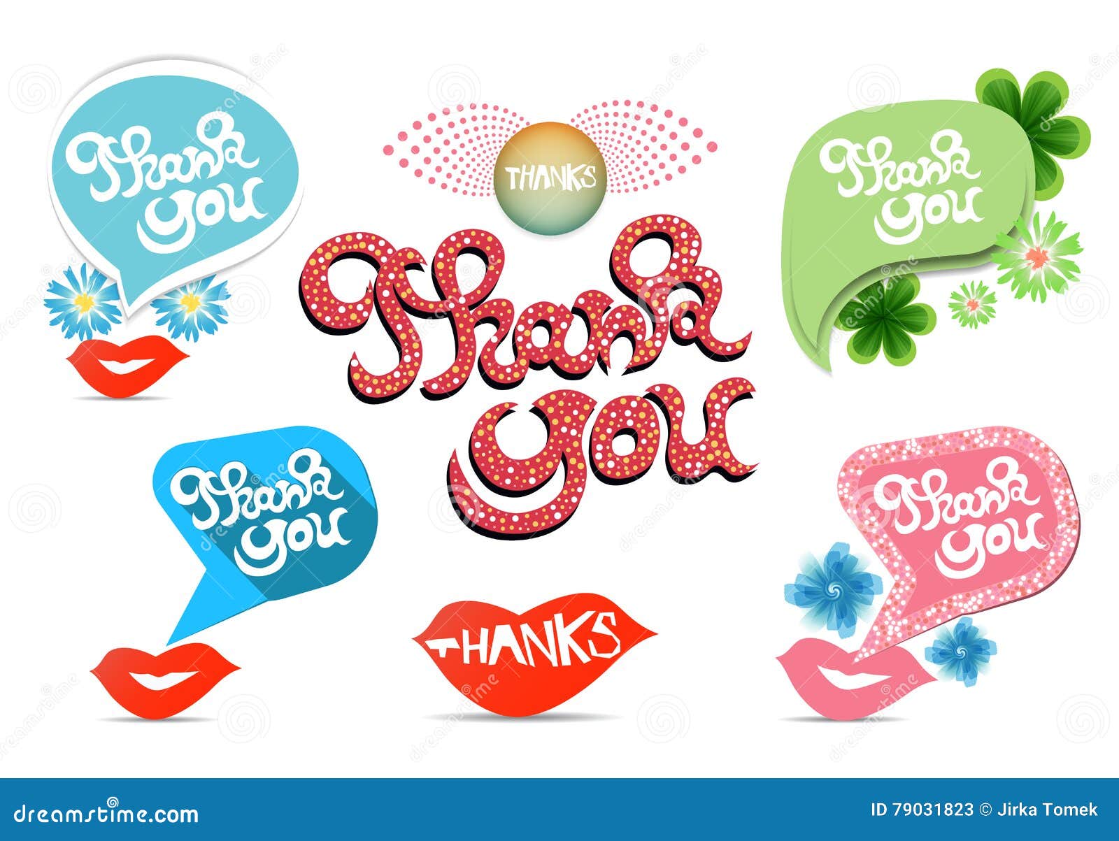 Thank You - Grateful Bubbles. Vector Stock Vector - Illustration of ...