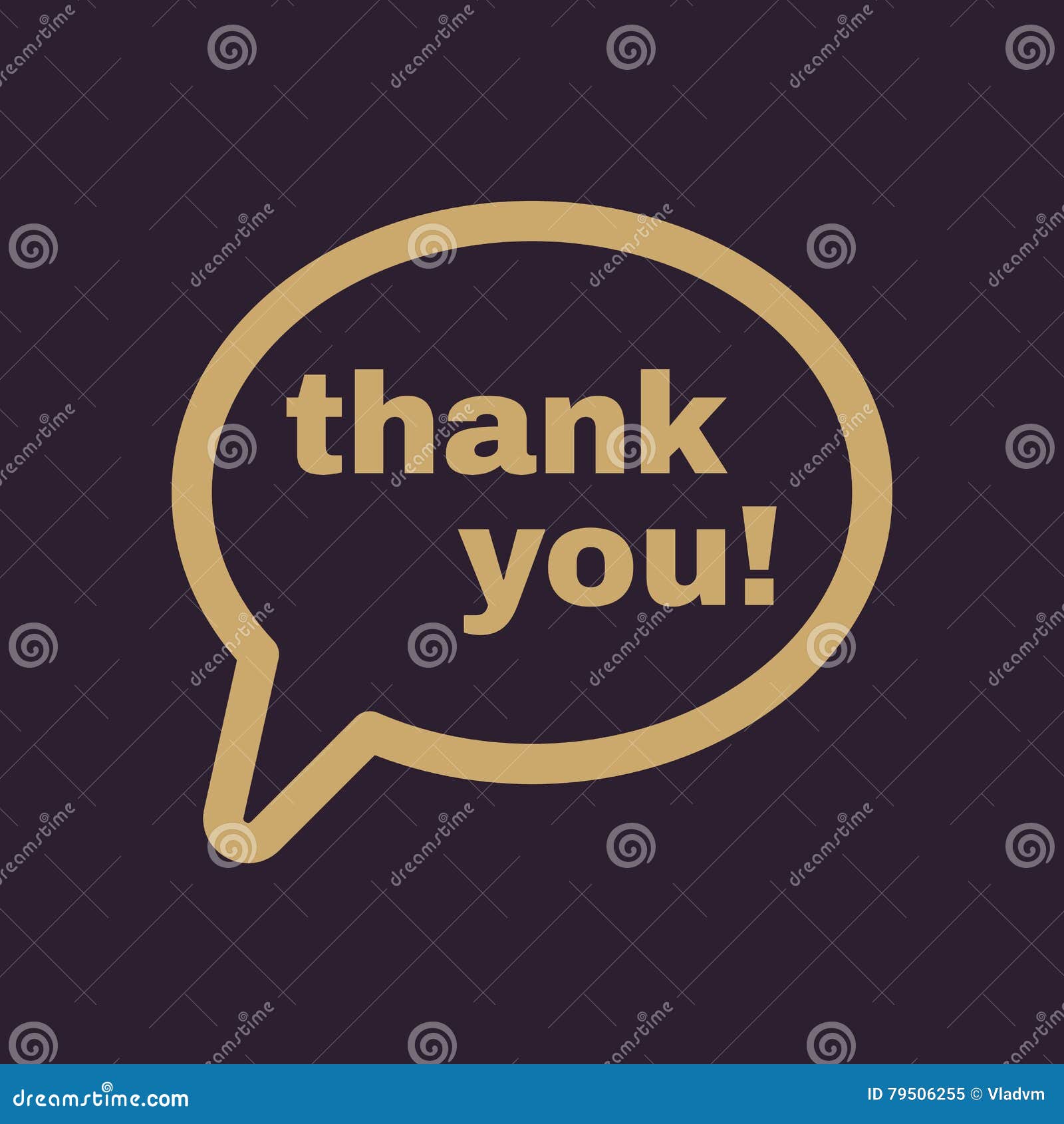 The Thank You Icon. Thanks Symbol Stock Vector - Illustration of thank ...