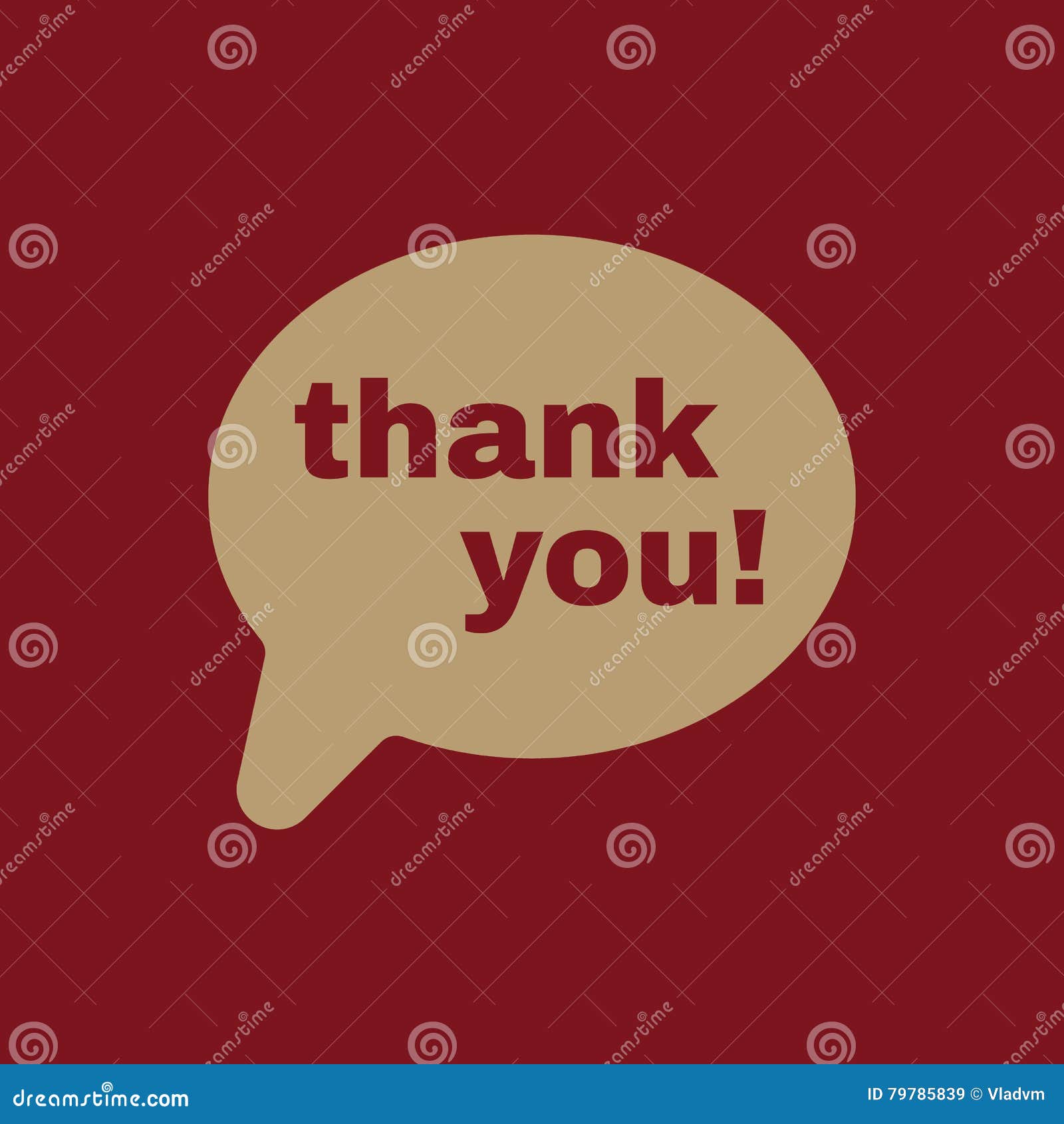 The Thank You Icon. Thanks Symbol Stock Vector - Illustration of ...