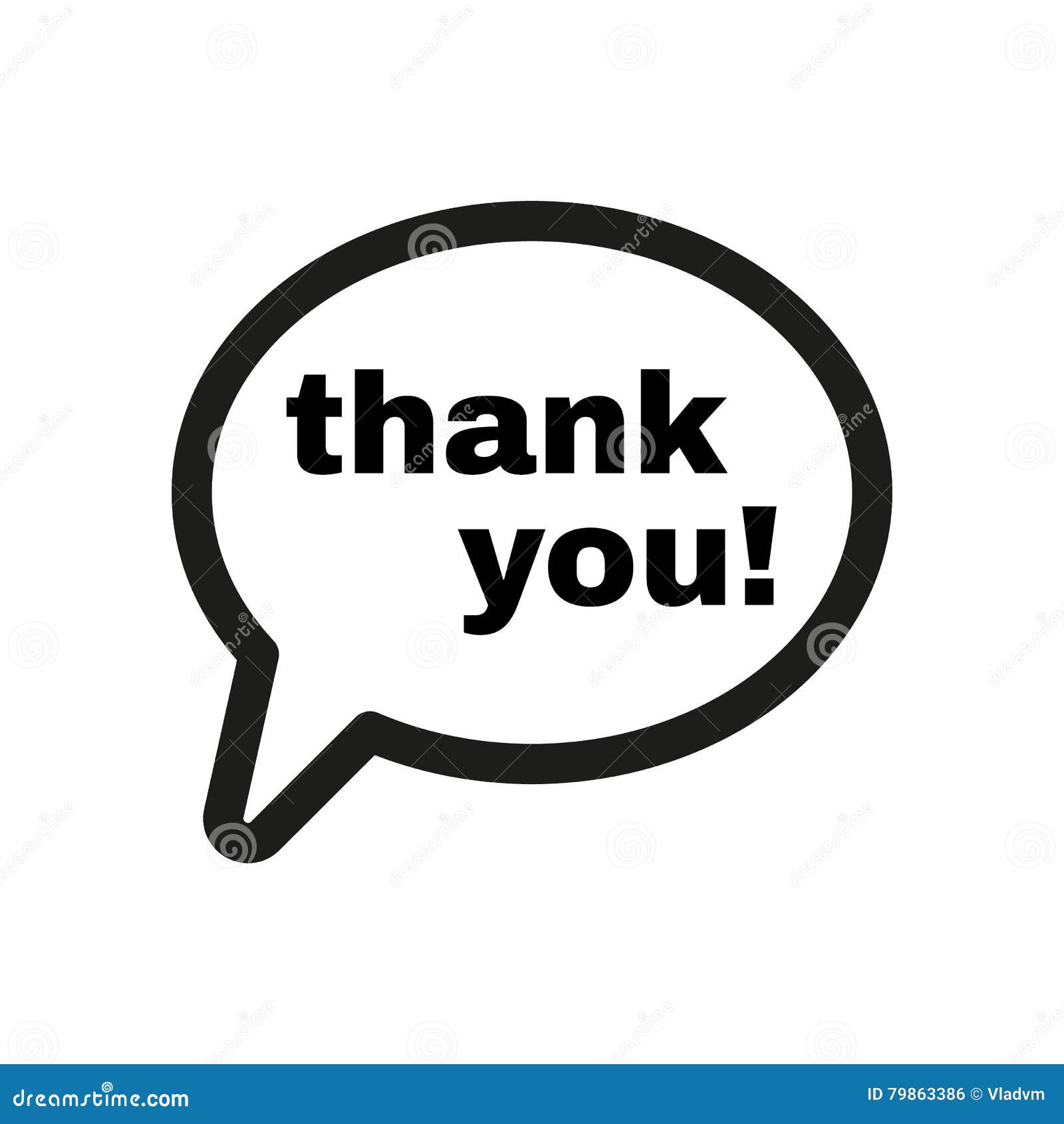 The Thank You Icon. Thanks Symbol Stock Vector - Illustration of note ... The Thank You Icon. Thanks Symbol Stock Vector - Illustration of note ...