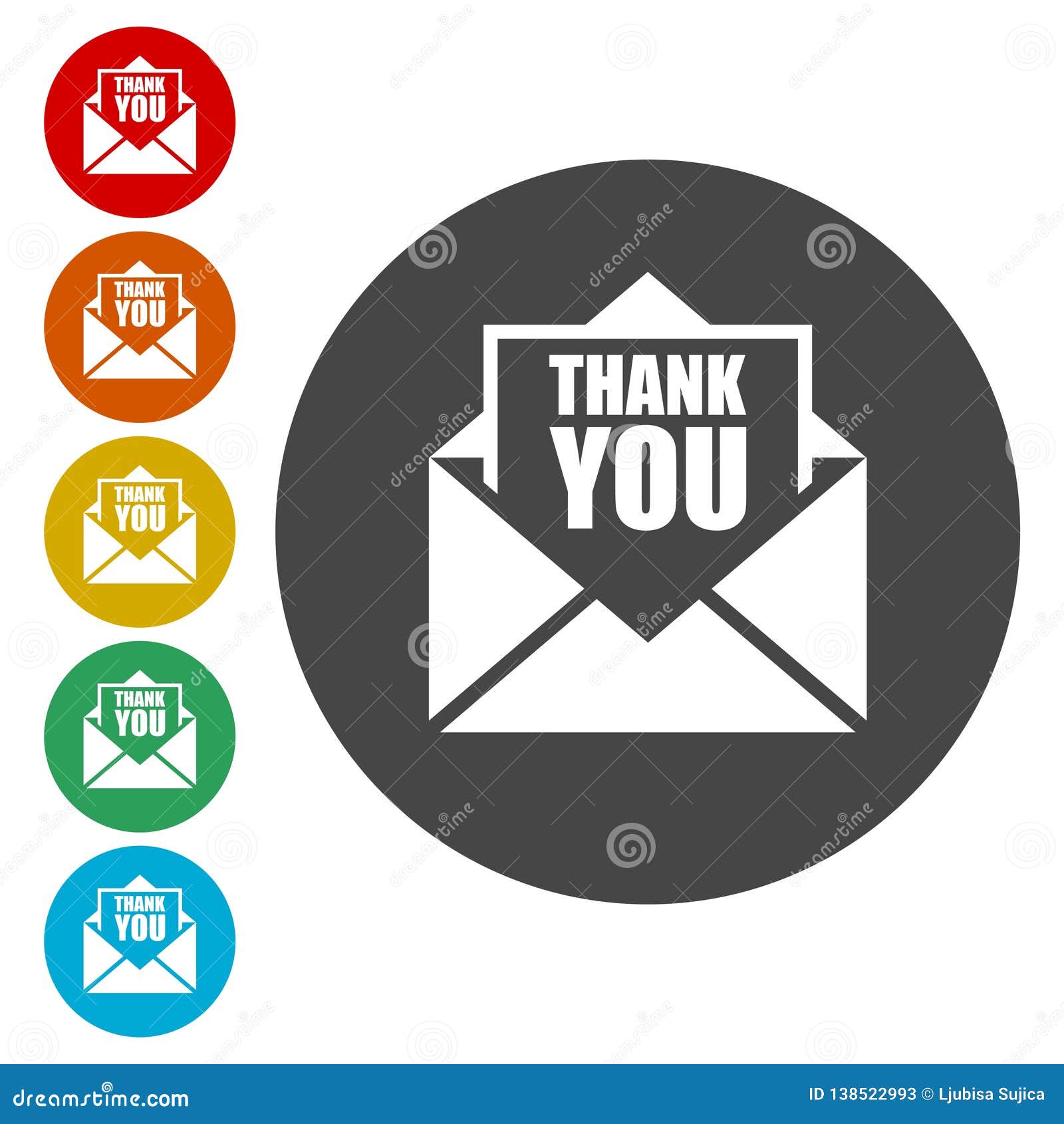 Thank you icon stock vector. Illustration of flourish - 138522993