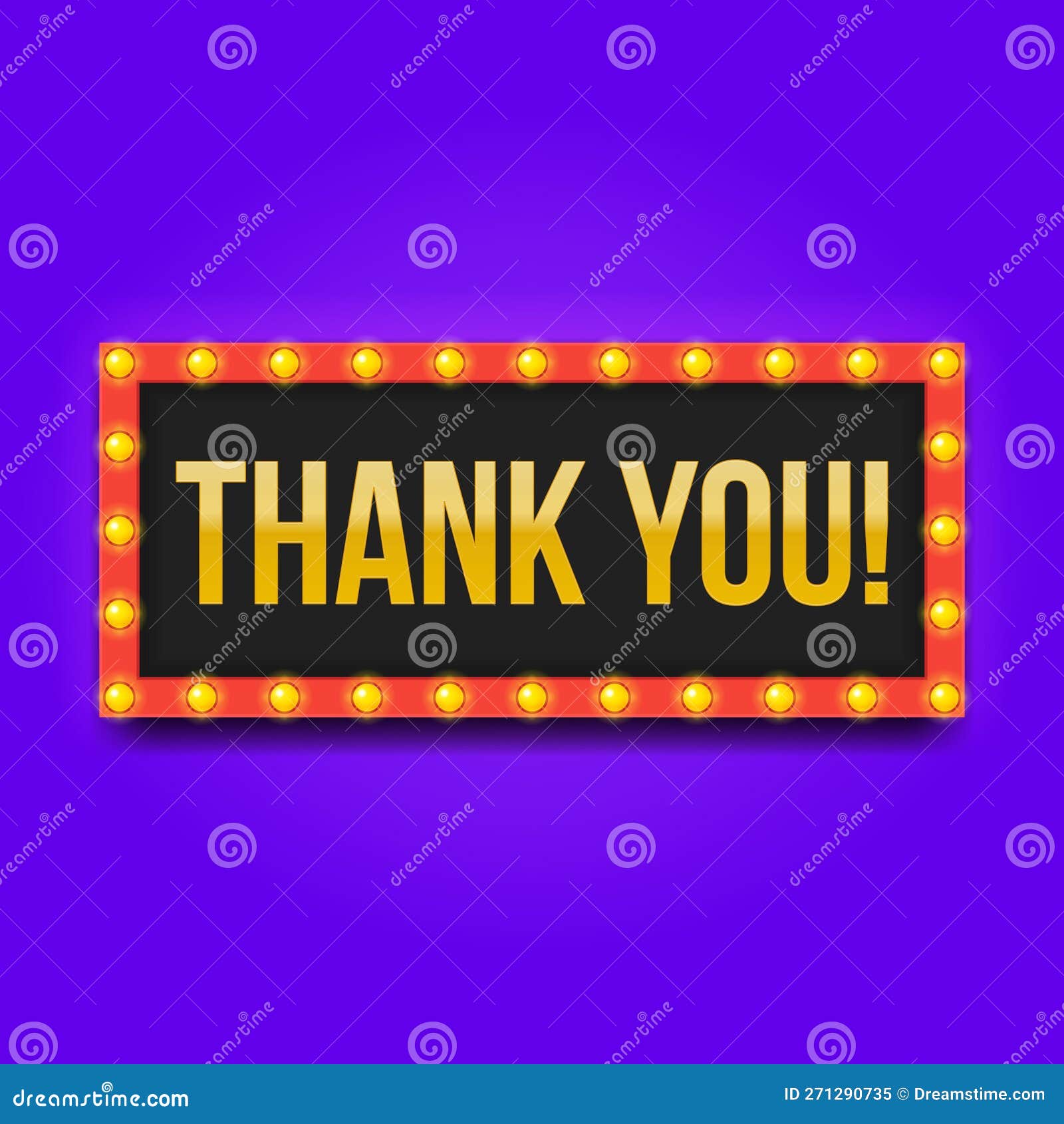 Thank You Labels with Light Effects, Signboard Stickers with Text of ...