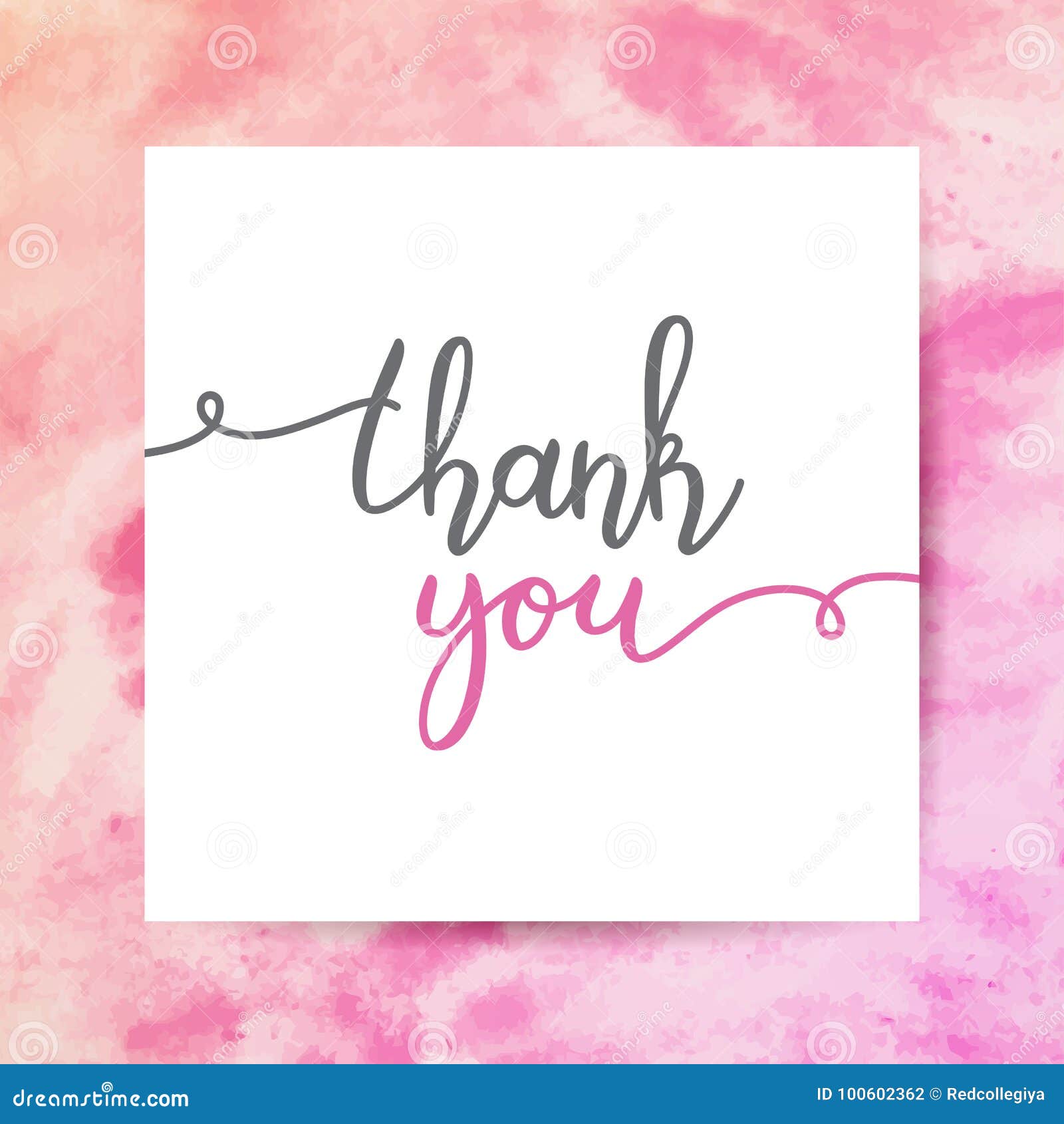 Thank you lettering stock vector. Illustration of shadow - 100602362