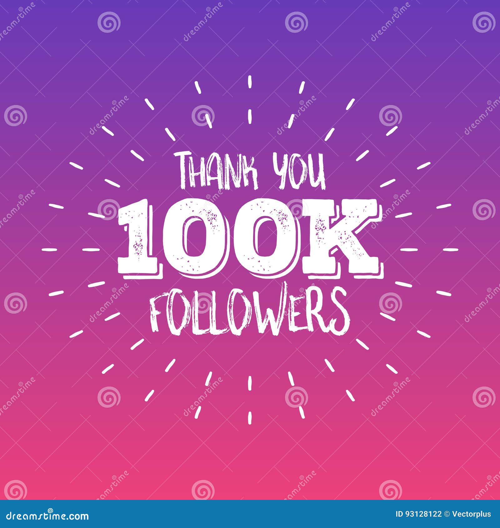 Thank You Letters for Follower Illustration Stock Illustration ...