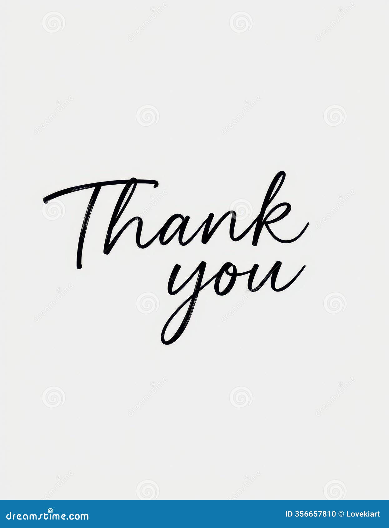 Thank You Message Elegantly Written in Cursive on a Light Background ...