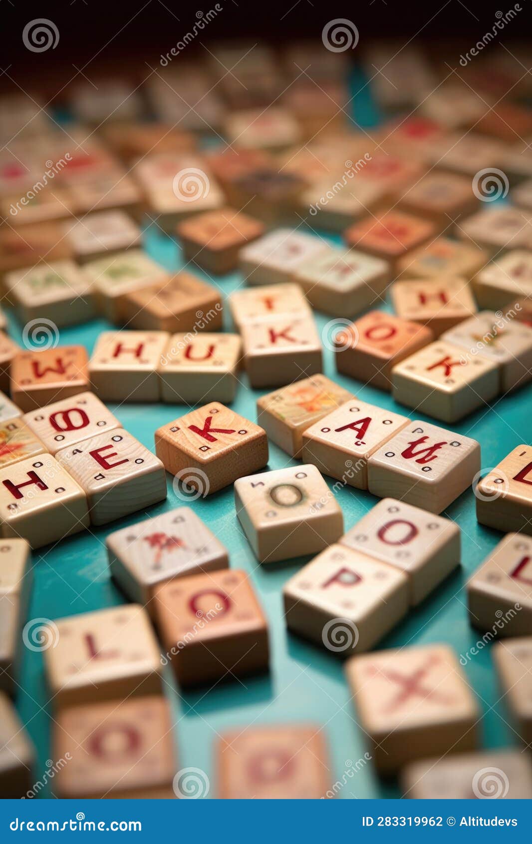 Thank You Message Spelled Out in Scrabble Tiles Stock Illustration ...