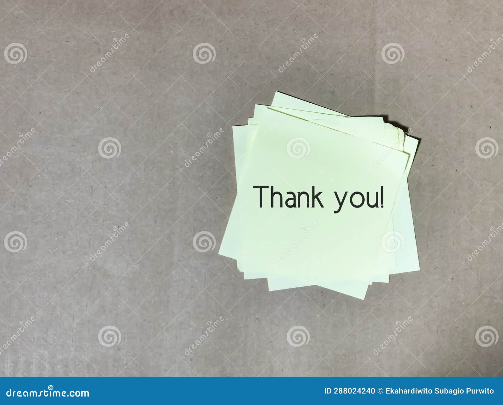 Thank You Note on Board Isolated. Stock Photo - Image of closeup, list ...