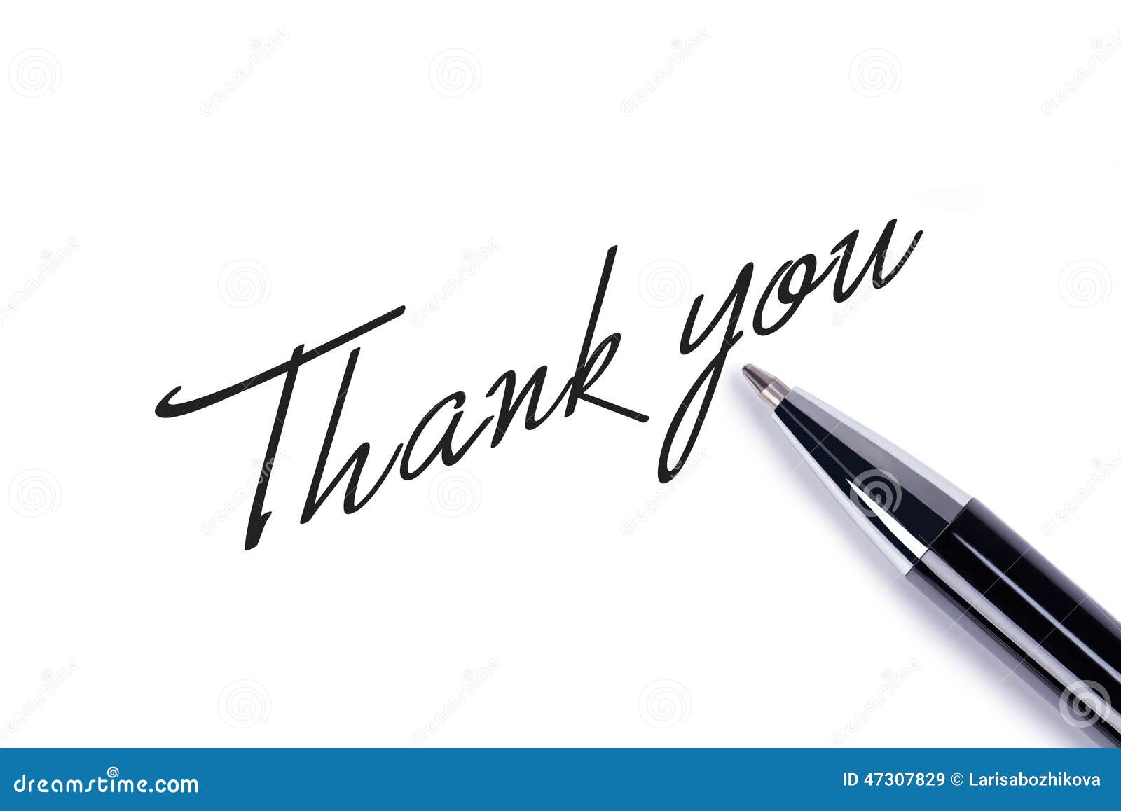 Thank you stock image. Image of correspondence, thank - 47307829