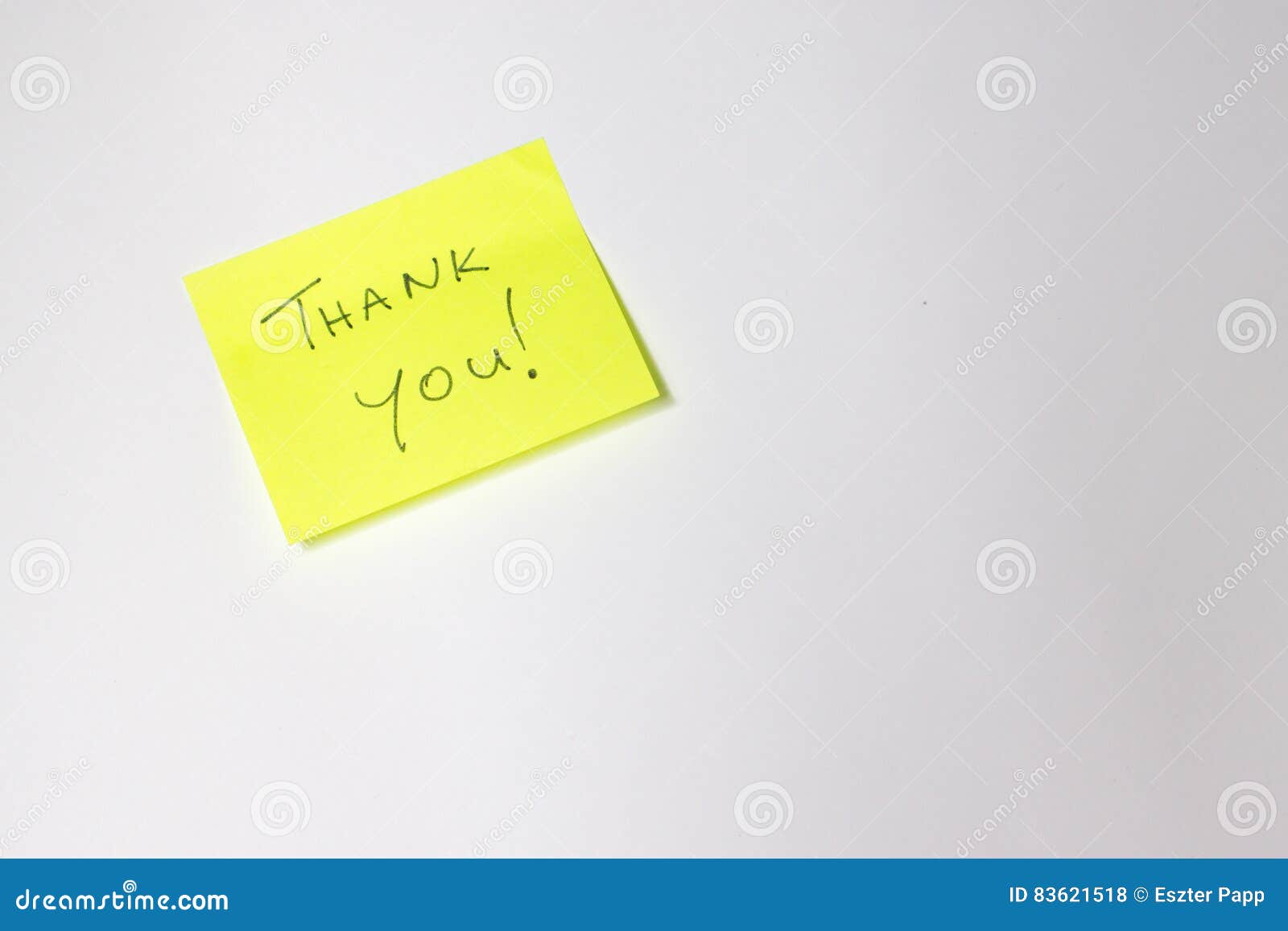 Thank you post-it stock photo. Image of yellow, priorityp - 83621518