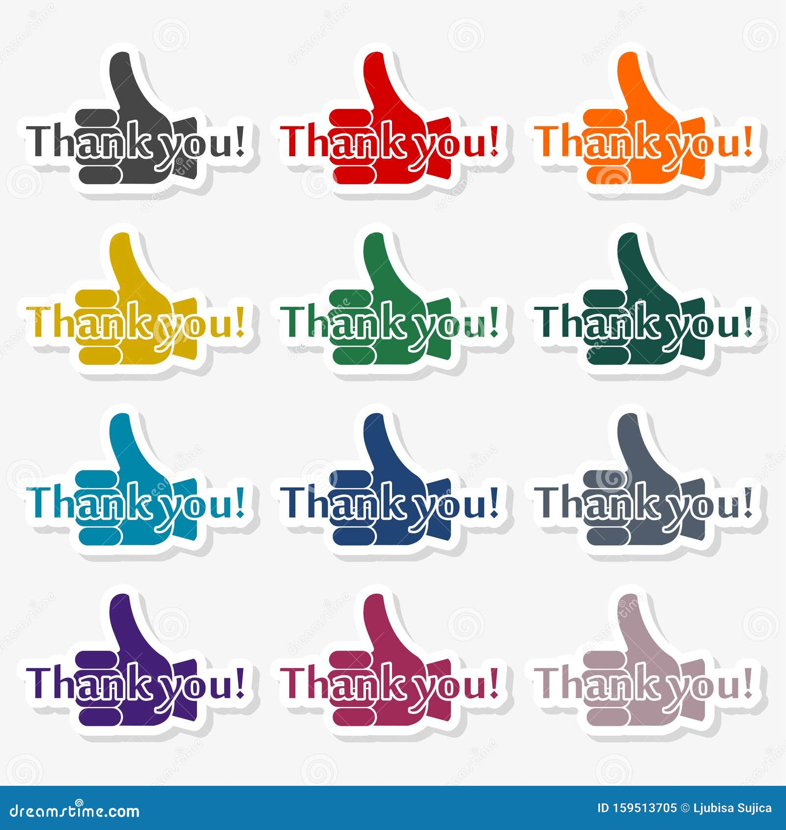 Thank You Sign, Handshake Icon Stock Vector - Illustration of logo ...