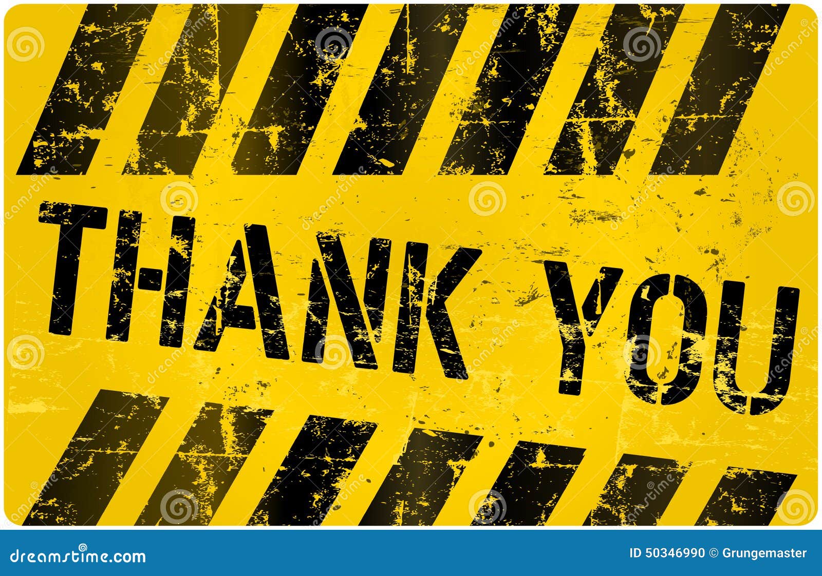 Thank You sign stock vector. Illustration of sign, drawn - 50346990