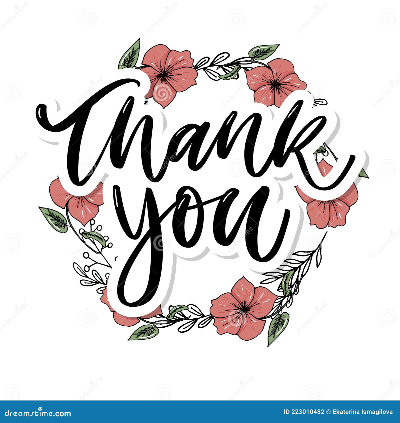 Thank You Slogan Print for Textile T-shirt Vector. Stock Vector ...