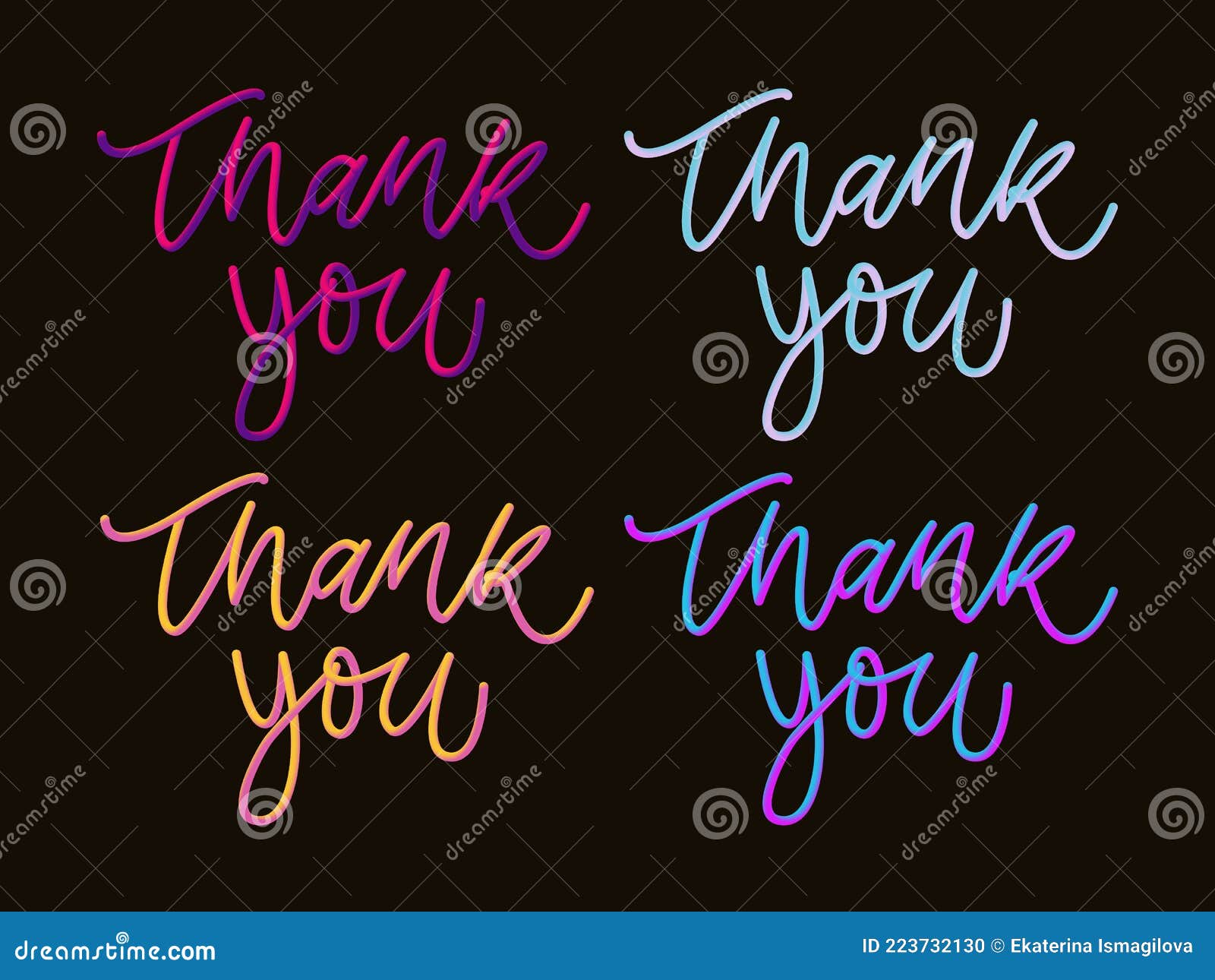 Thank You Slogan Print for Textile T-shirt Vector. Stock Vector ...
