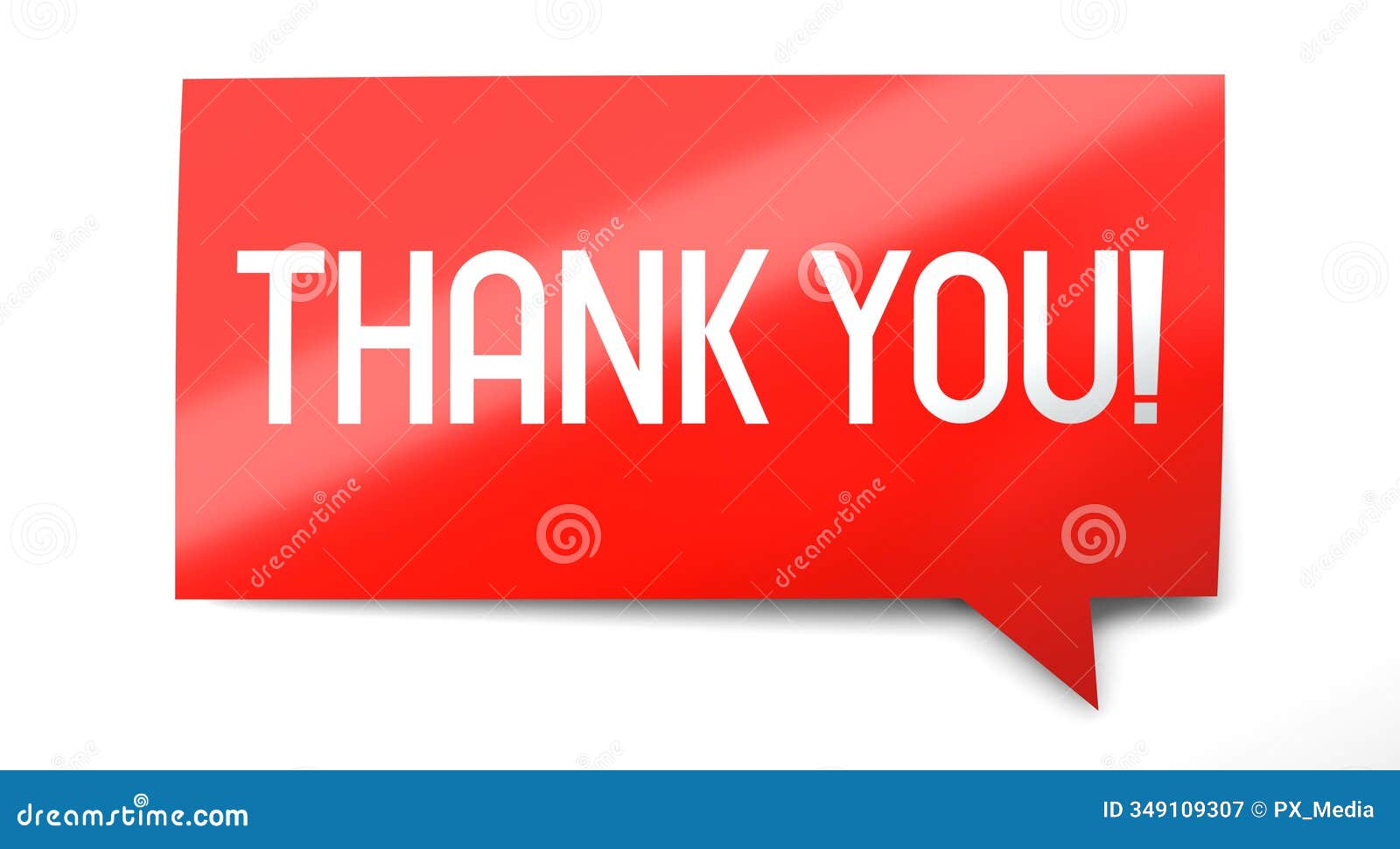 Thank you - speach bubble stock illustration. Illustration of isolated ...