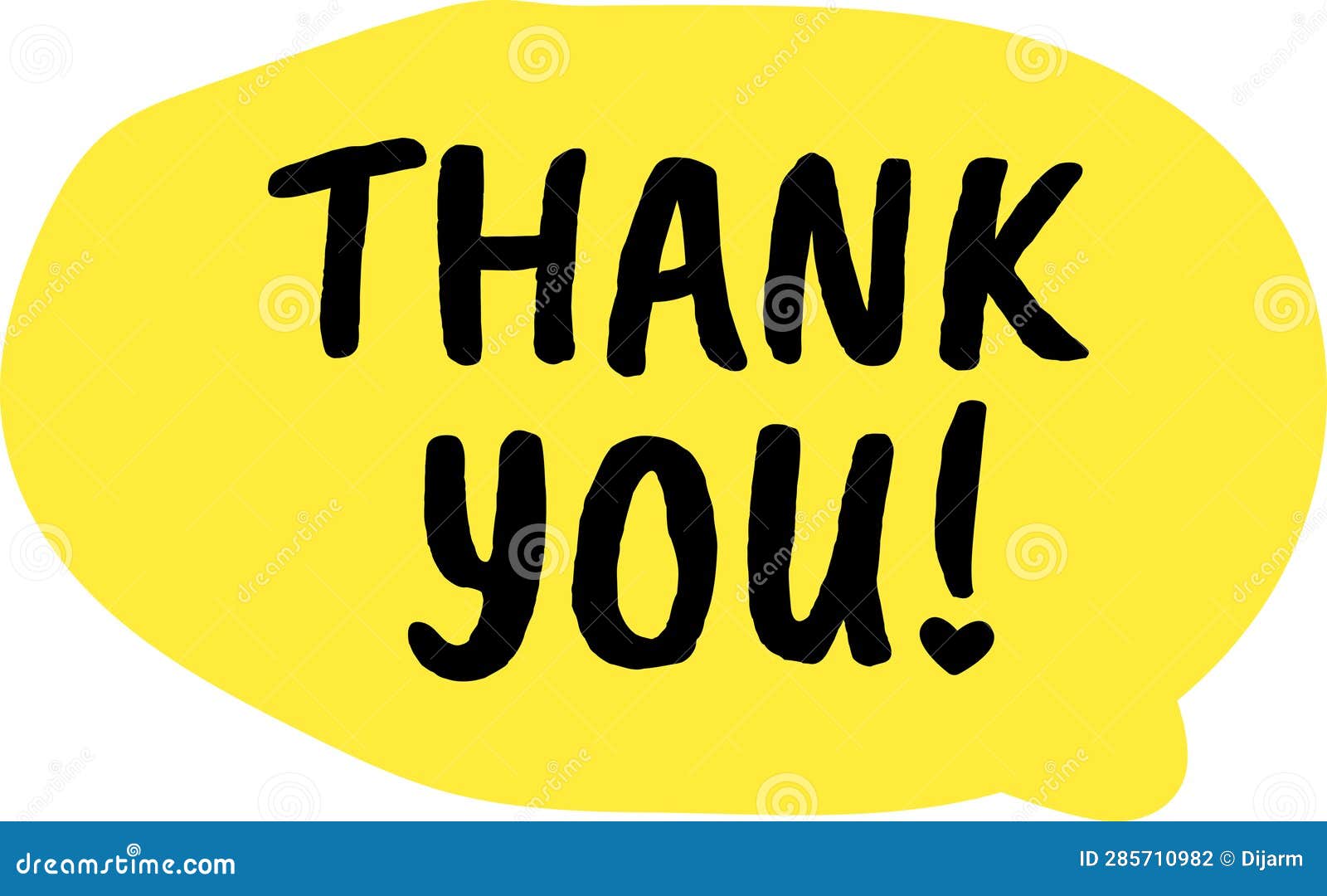 Thank You Speech Bubble Banner Stock Vector - Illustration of bubble ...