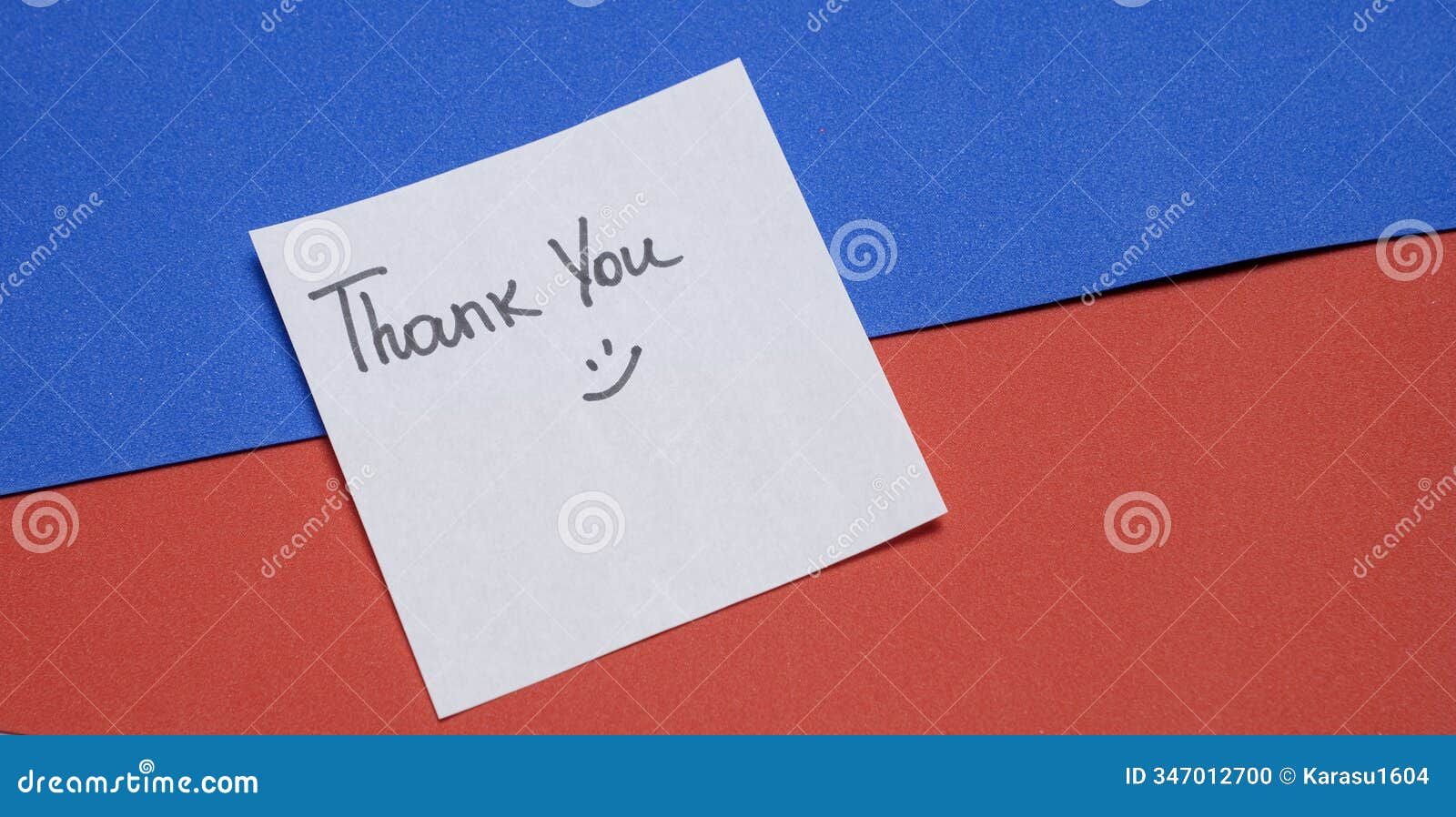 Thank You Sticker on with Background Stock Photo - Image of table ...