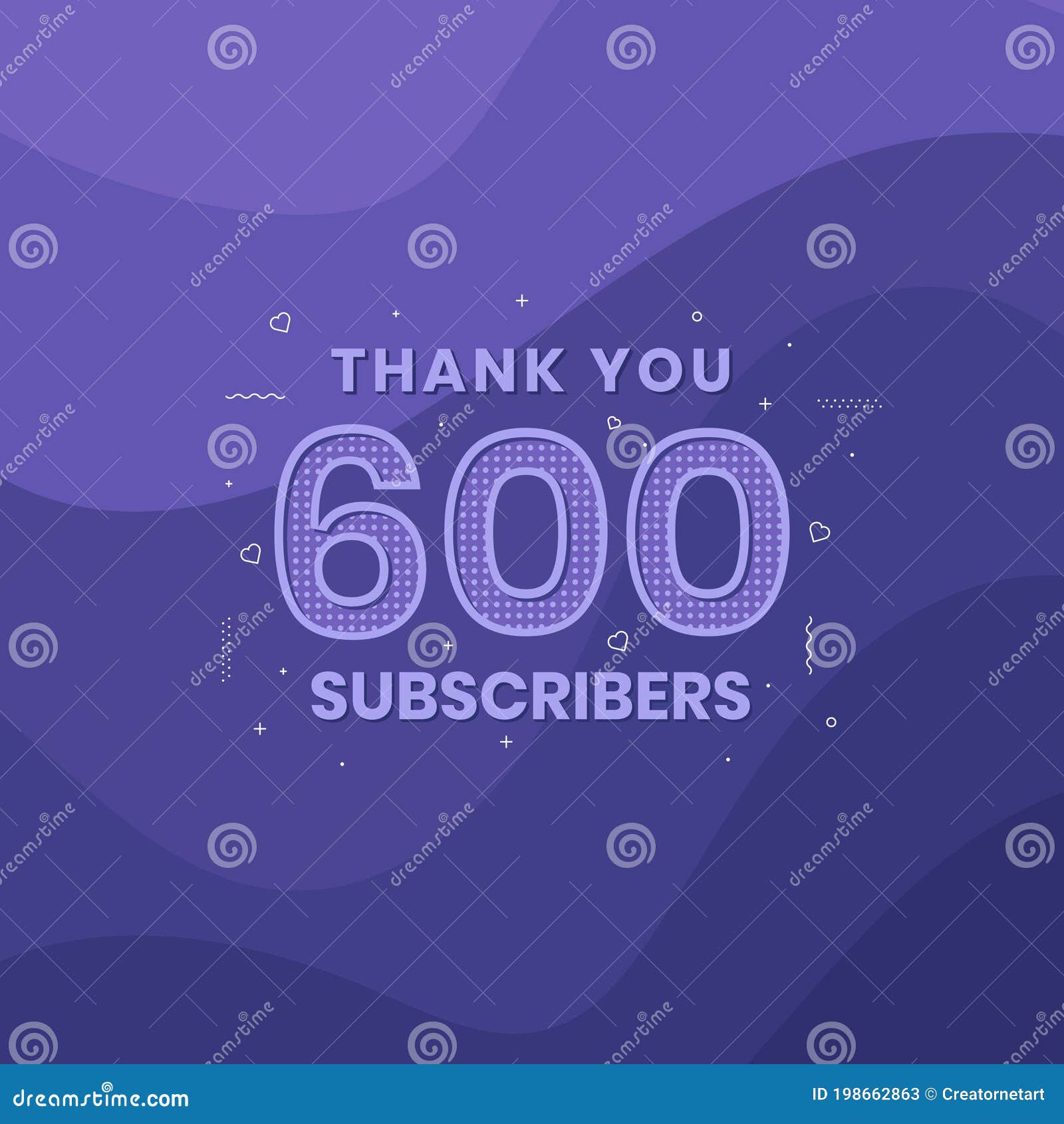 Thank You 600 Subscribers 600 Subscribers Celebration Stock Vector ...