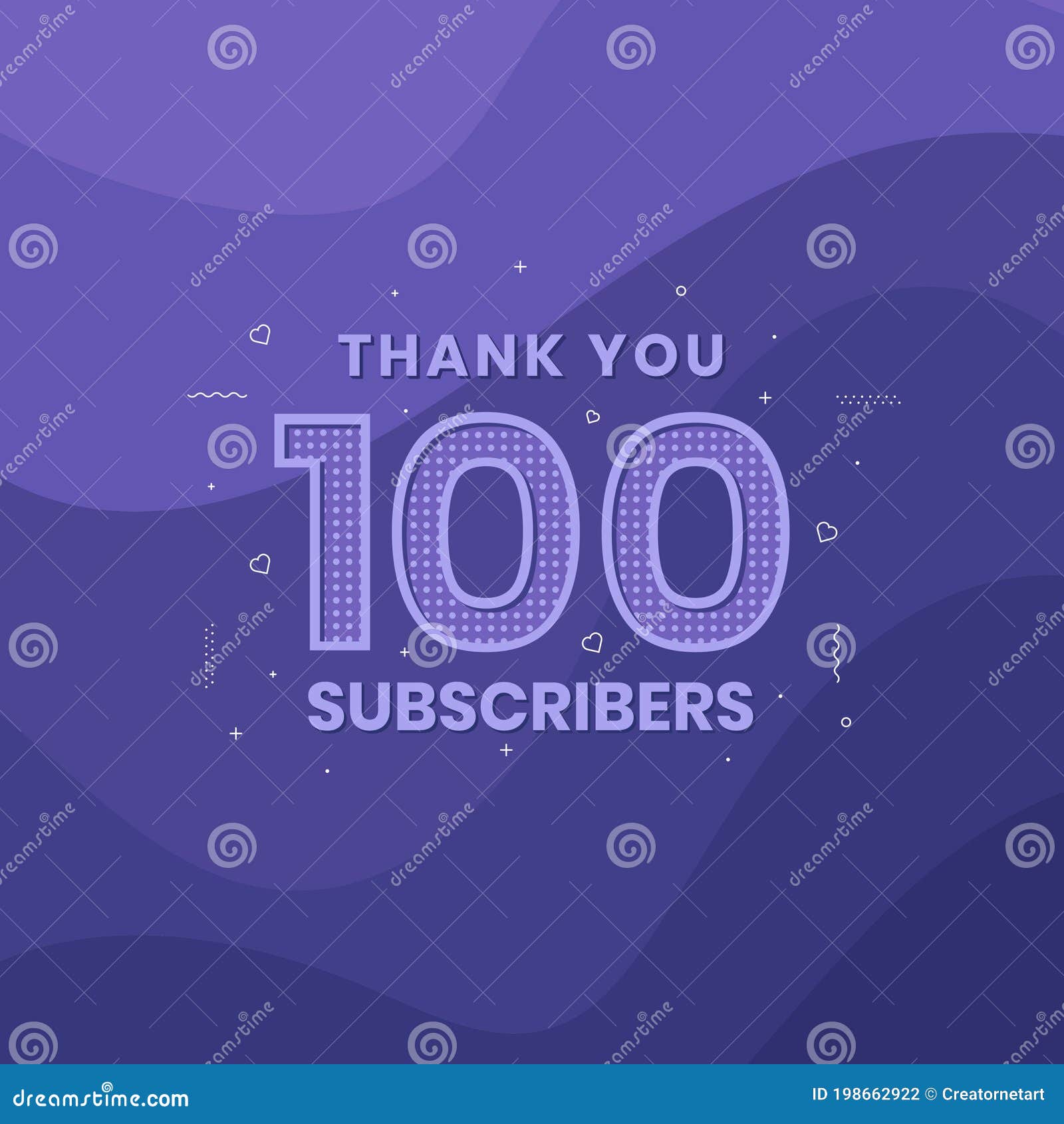 Thank You 100 Subscribers, 100 Subscribers Celebration Stock Vector ...