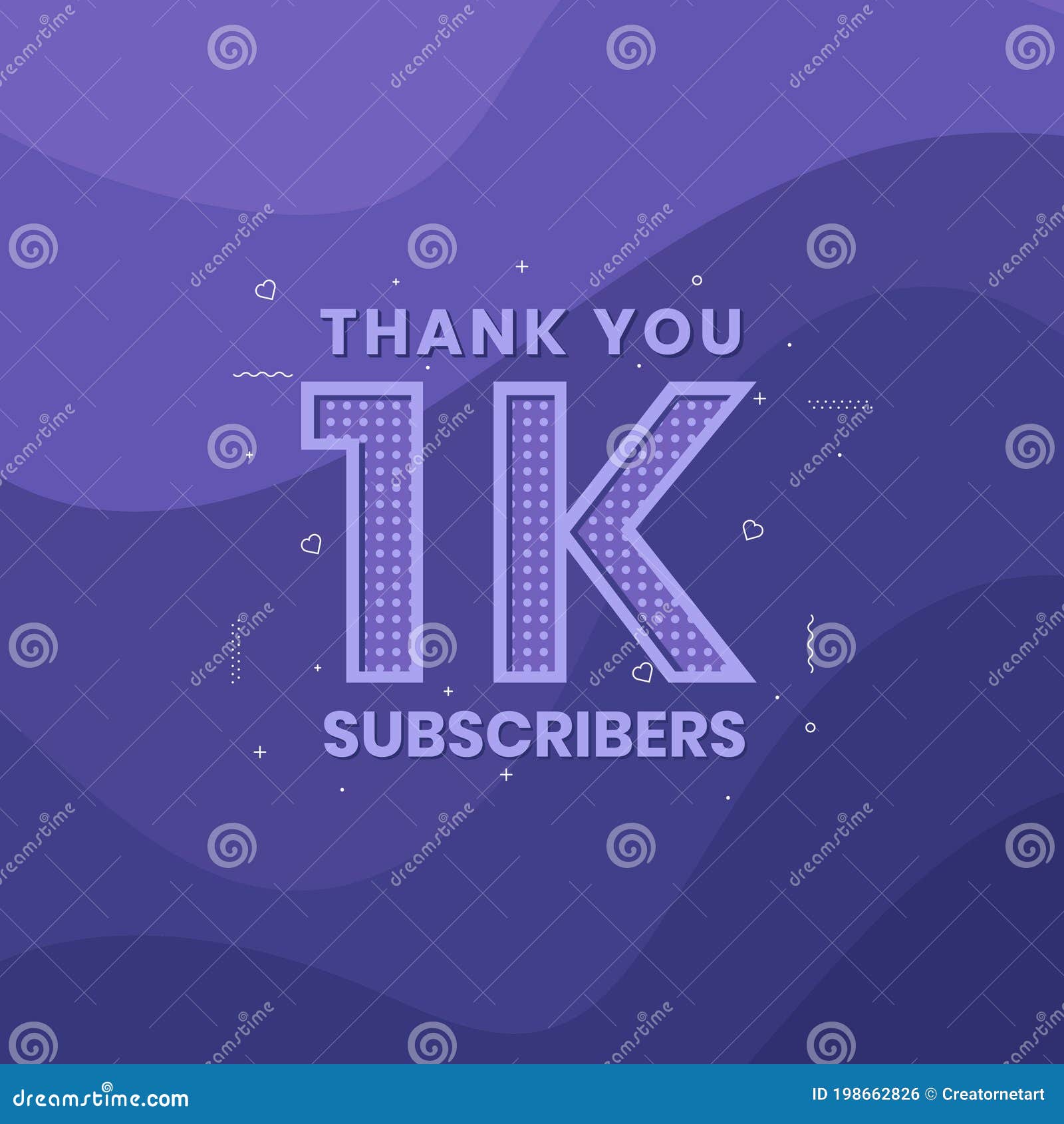 Thank You 1000 Subscribers 1k Subscribers Celebration Stock Vector ...