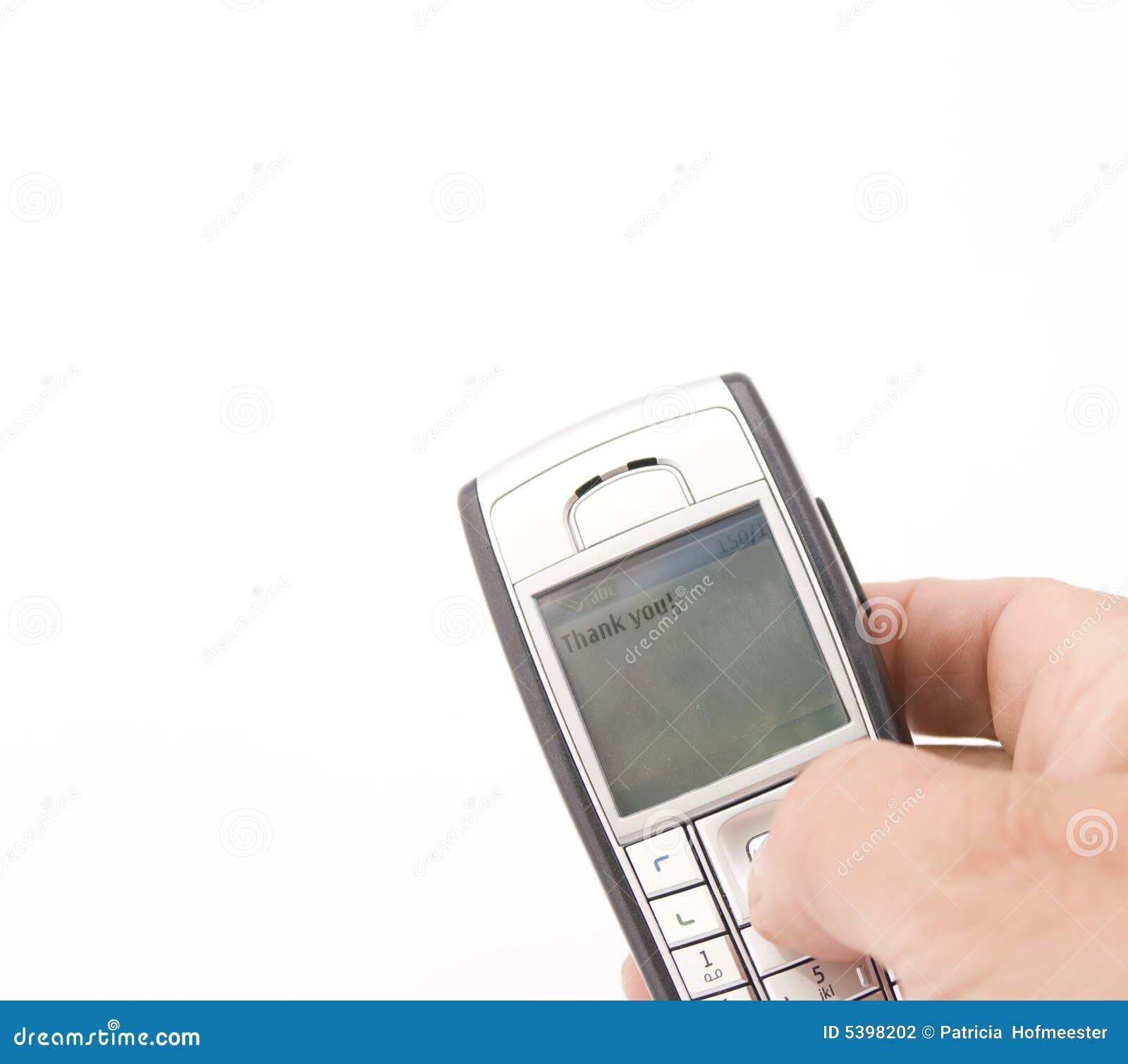 Thank you texting stock photo. Image of cellphone, gadget - 5398202