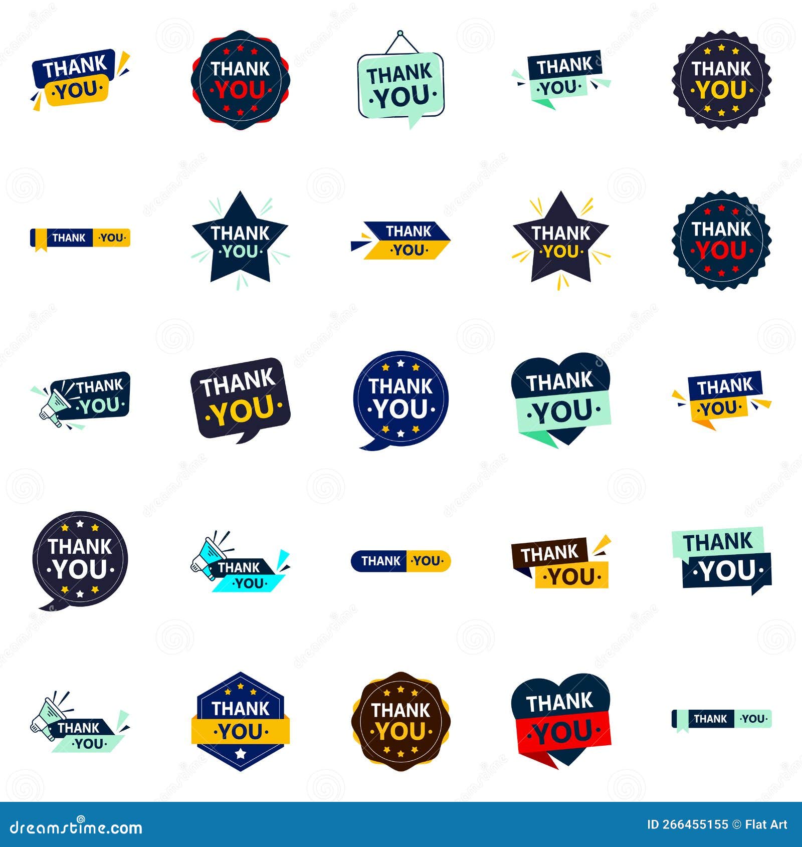 Thank You 25 Versatile Vector Designs for Expressing Thankfulness Stock ...